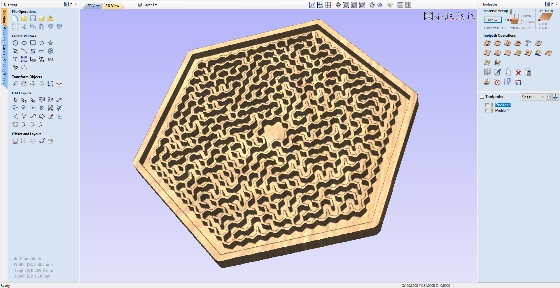 Maze Design Made Easy for Fusion 360 or Vetric Software : 5 Steps ...