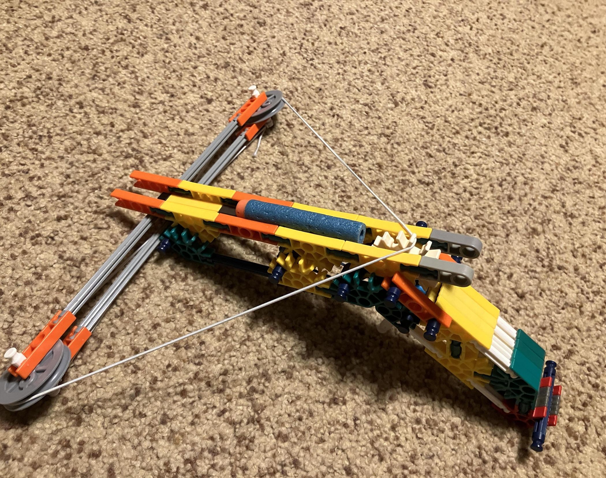The Shortbow: a K'nex Nerf Crossbow Pistol : 3 Steps - Instructables
