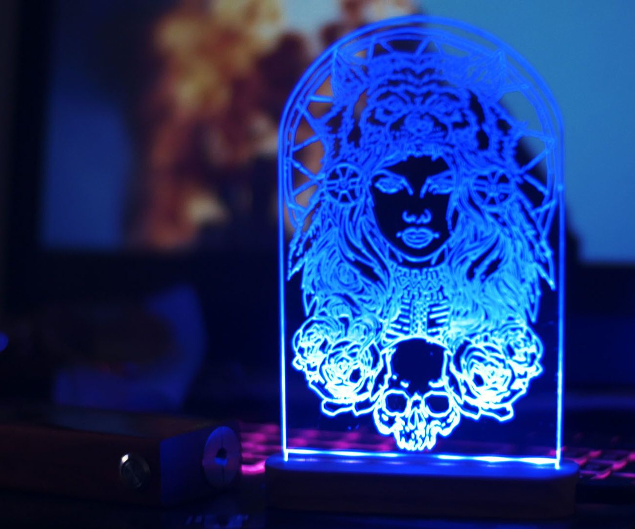 DIY Decorative Acrylic RGB LED Lamp : 5 Steps - Instructables