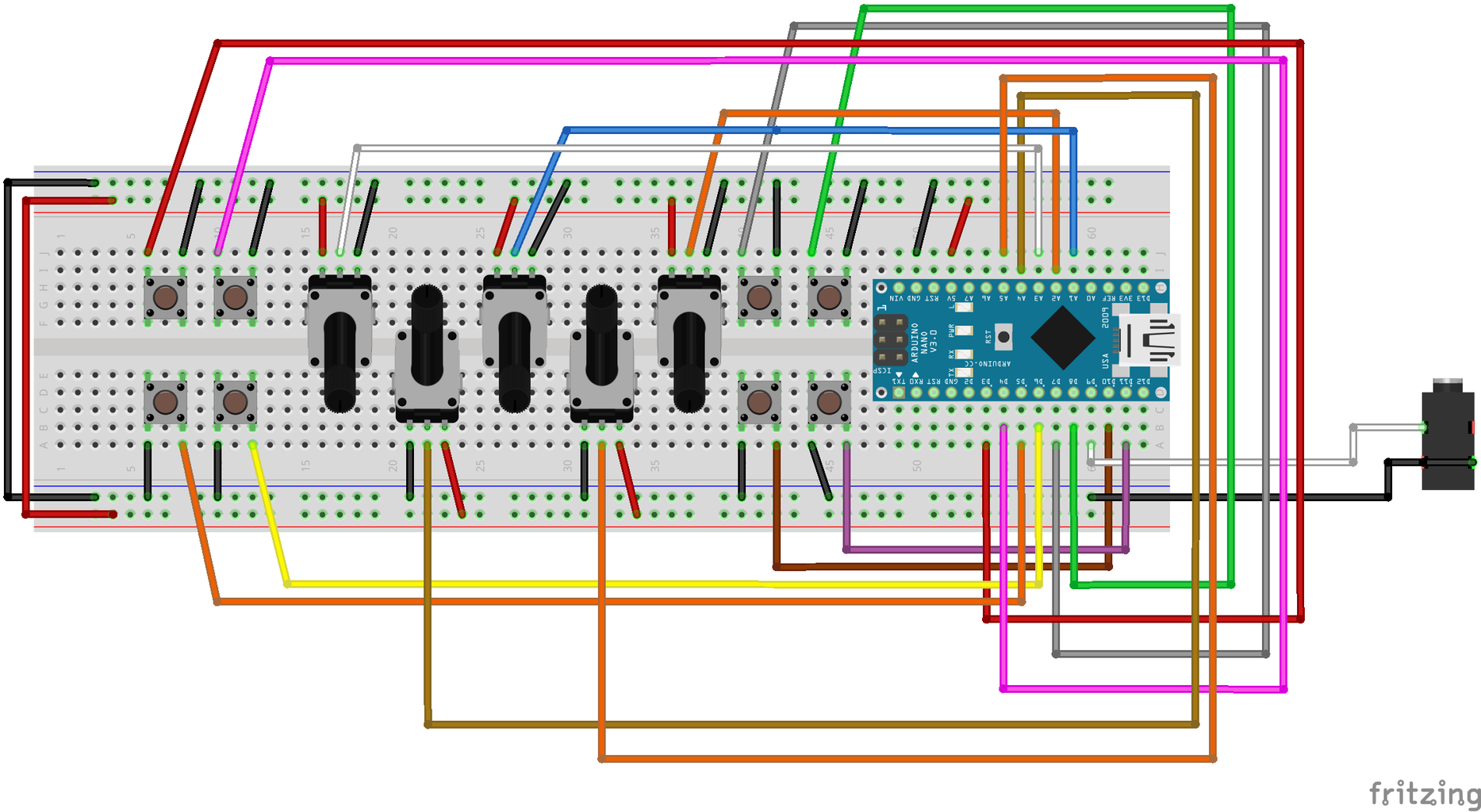 The Doof Machine Arduino Drum Sequencer Simple And Customizable 4 Steps Instructables 3959