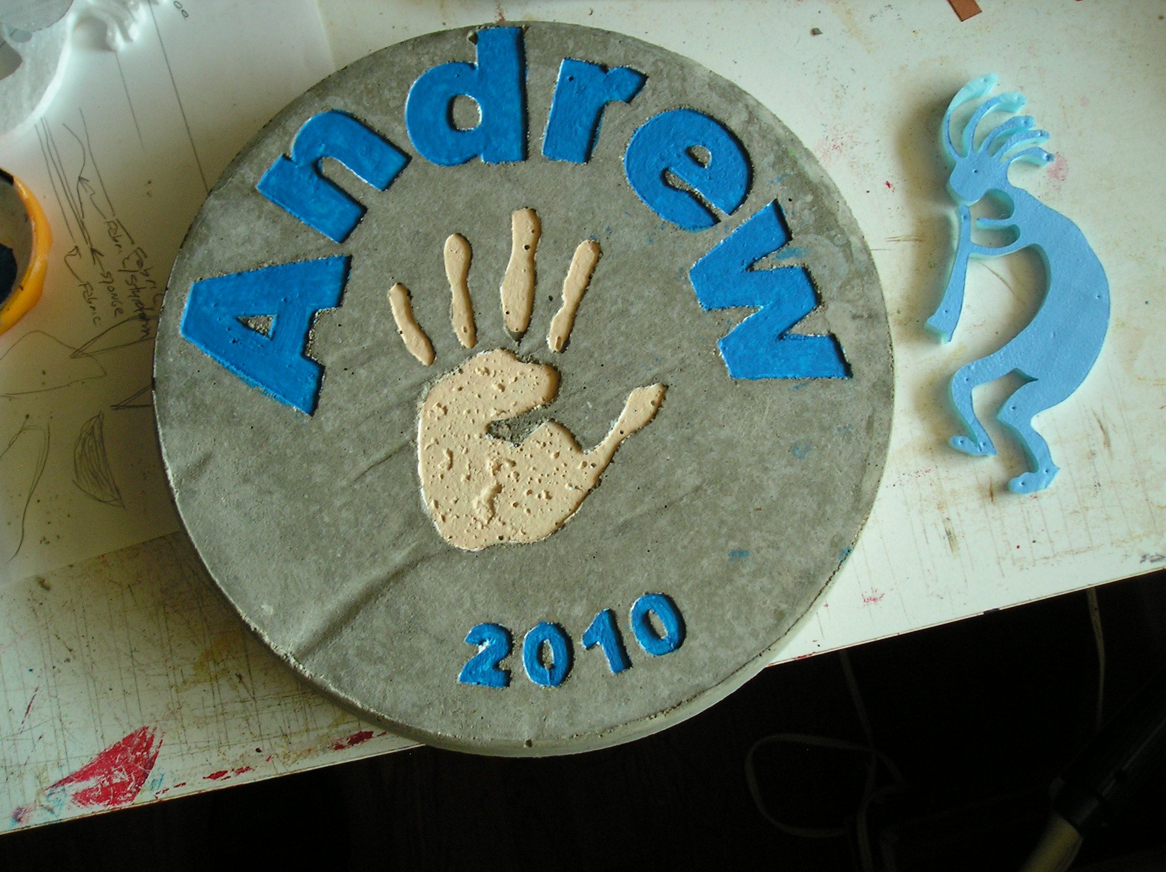 Making "Forever" Hand Print Stones : 9 Steps - Instructables