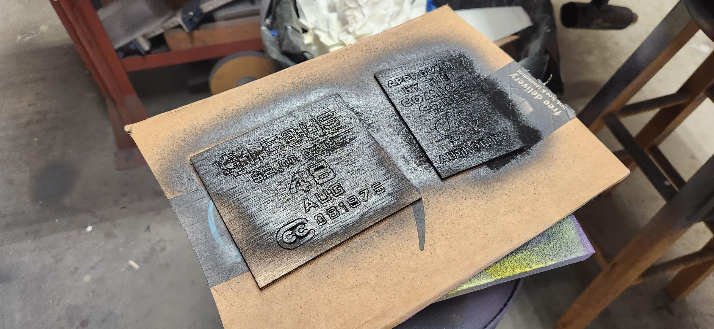 Plywood Comic Book Corner Art - Laser Engraver Project - With Files ...