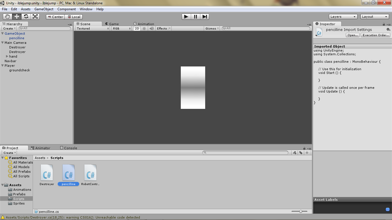 Make a 2D Video Game With Unity : 19 Steps (with Pictures) - Instructables