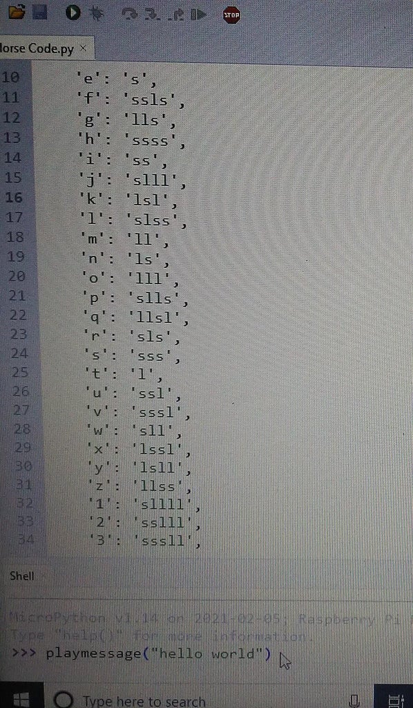 Implementation Of Morse Code Raspberry Pi Pico 3 Steps Instructables