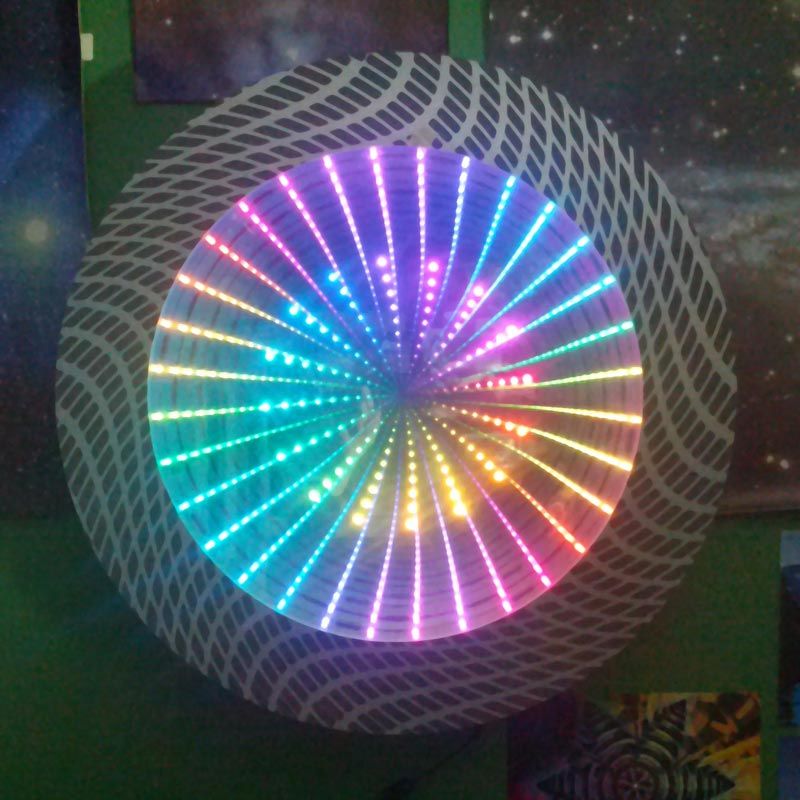18" Round LED Infinity Mirror Kit : 10 Steps (with Pictures ...