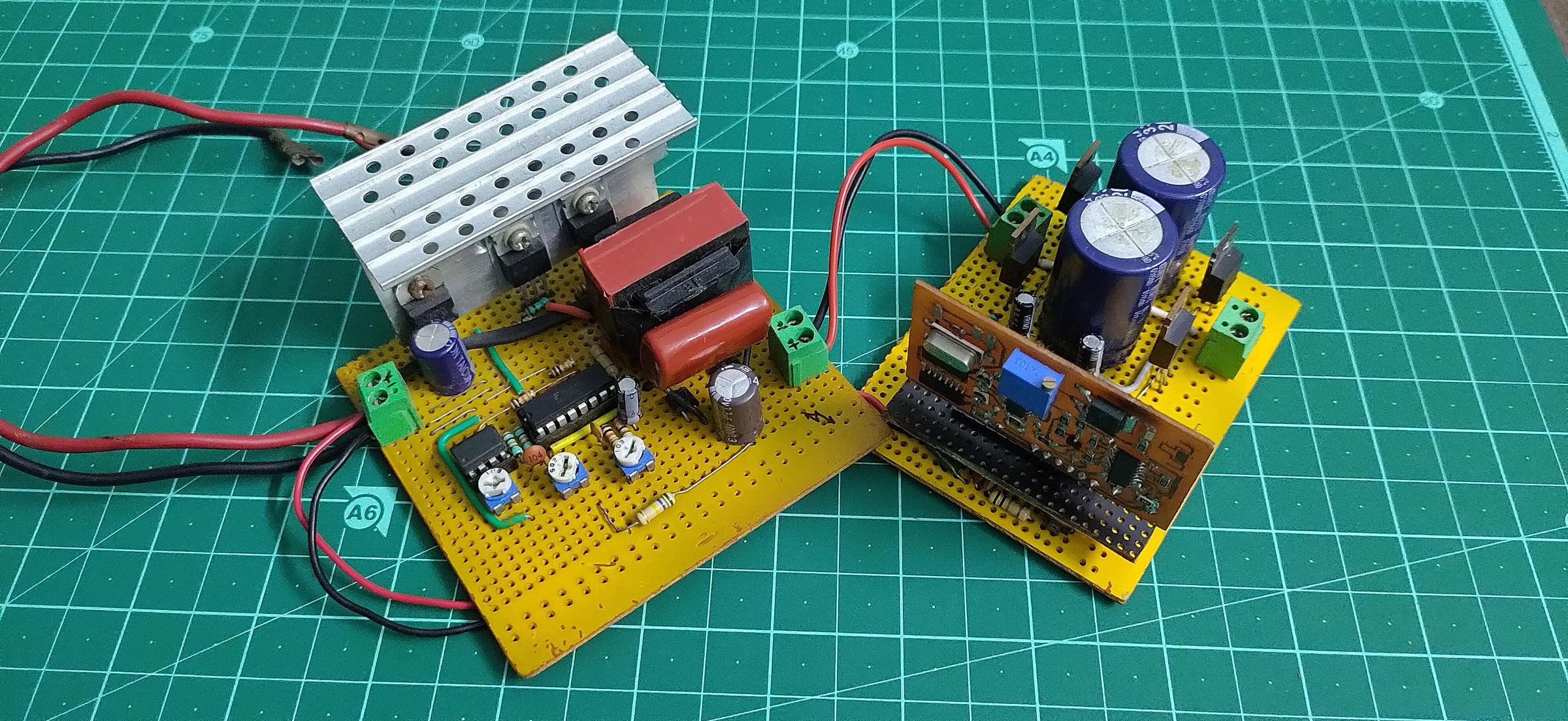 200W Modified Square Wave Inverter With Crystal Control : 10 Steps ...