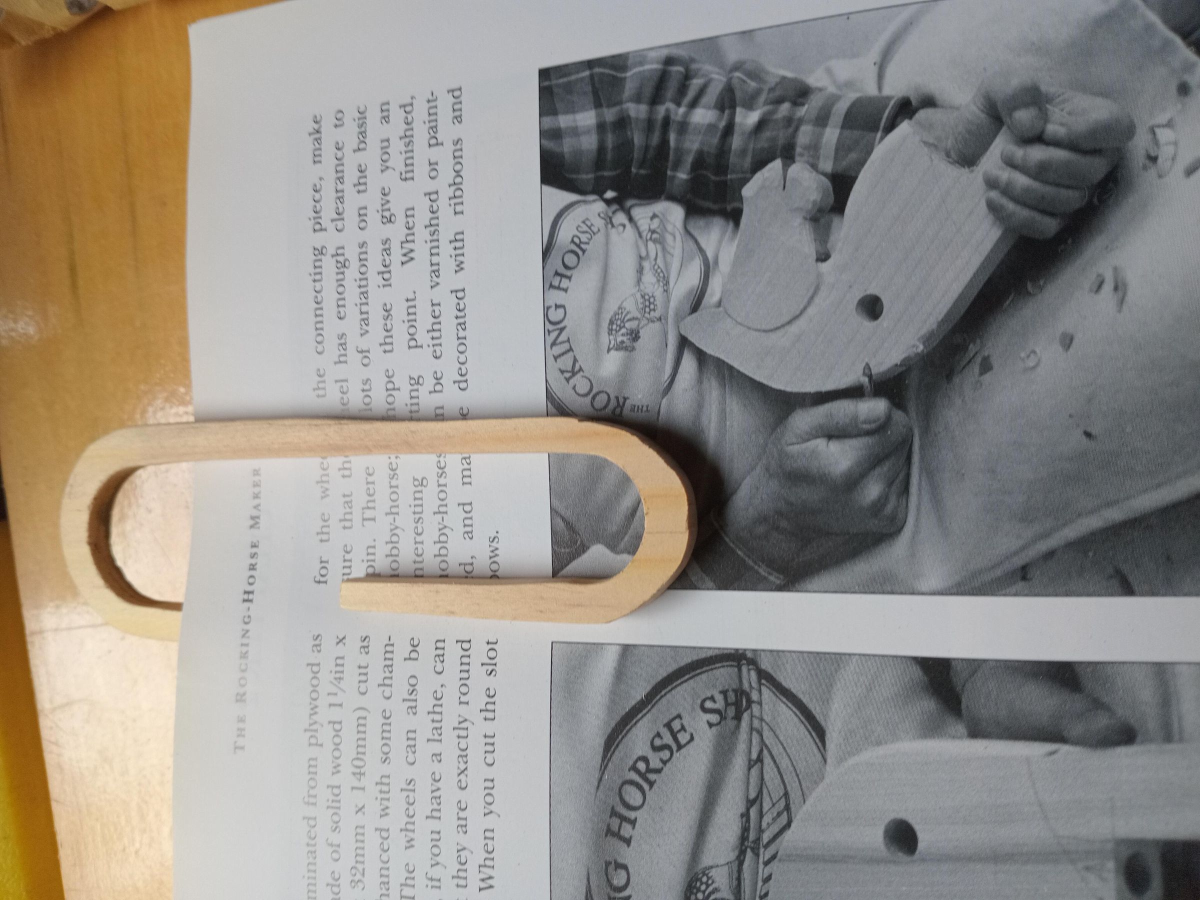 Reading Aids, Bookmark and Wooden Page Hold Open Gadget : 11 Steps ...