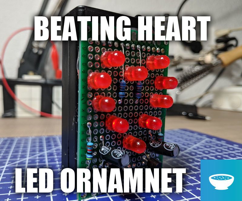 Beating Heart LED Valentine Ornament : 7 Steps (with Pictures ...