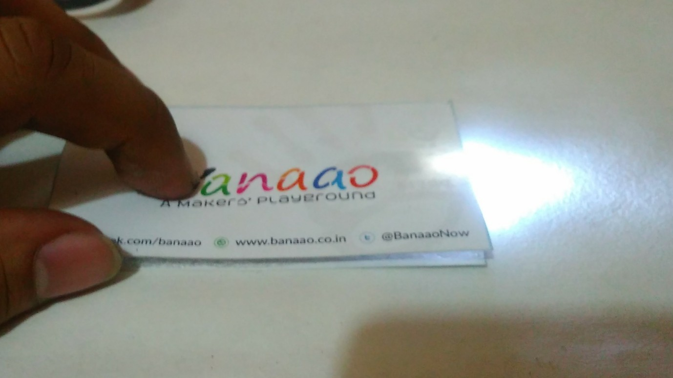 Business Card Flashlight : 4 Steps (with Pictures) - Instructables