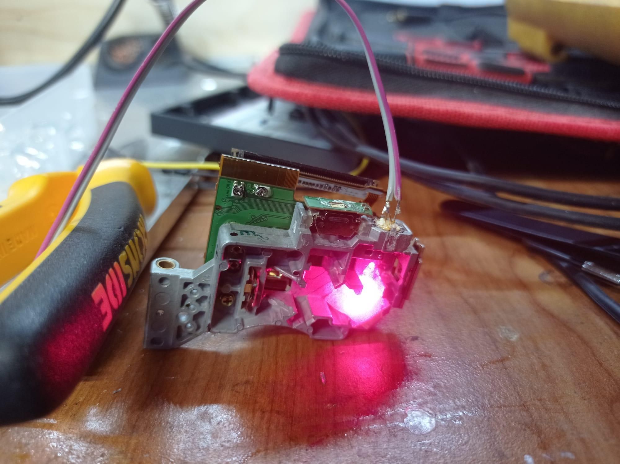 HTC Vive Lighthouse 1.0 Laser Diode Replacement With One From a CD ...