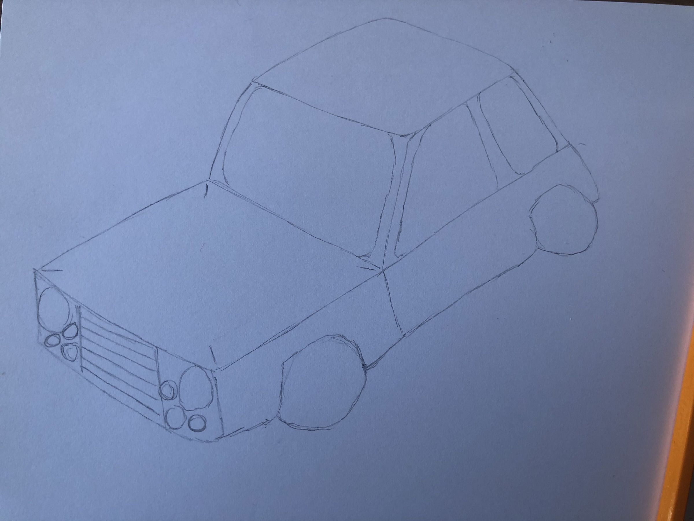 How to Draw a 3D Car : 10 Steps - Instructables