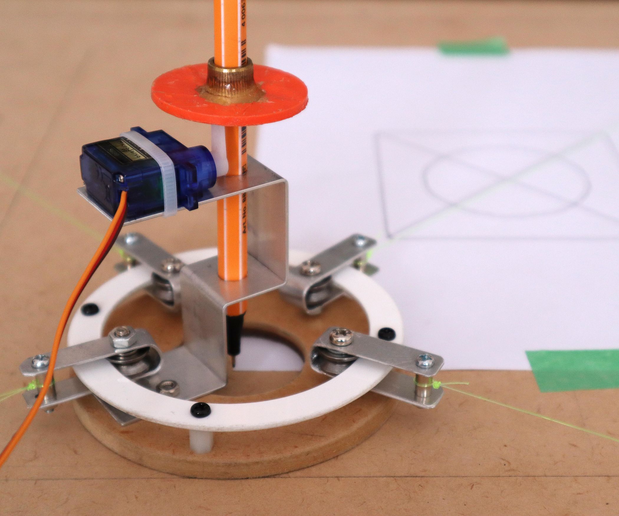 4-Wire Horizontal Plotter Design Notes : 7 Steps - Instructables