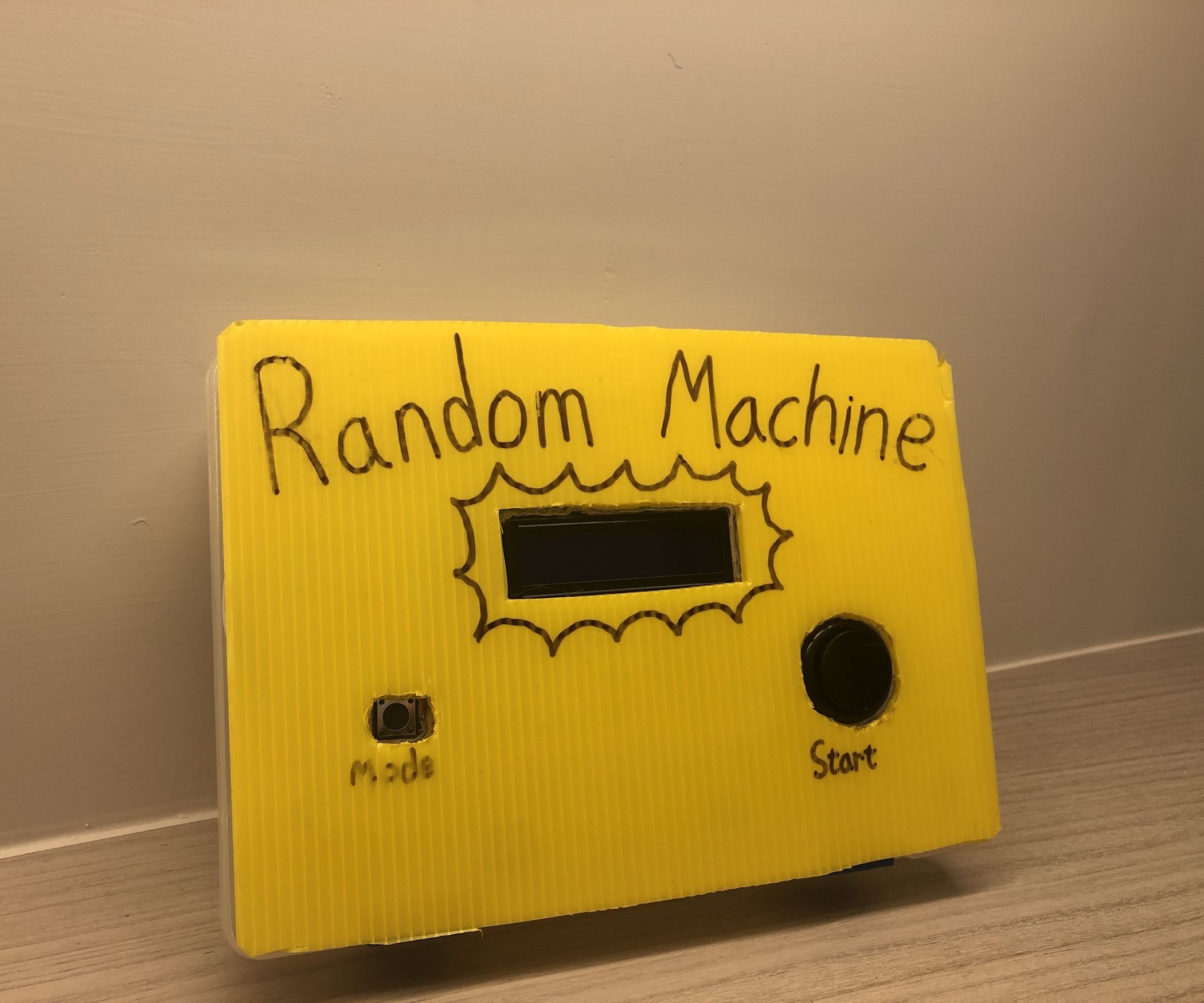 Random Machine : 5 Steps - Instructables