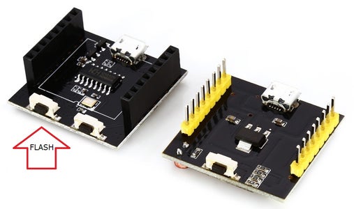 Program Flash The Esp8266mod Esp 12 Module Using The Witty Board And Arduino Ide 6 Steps
