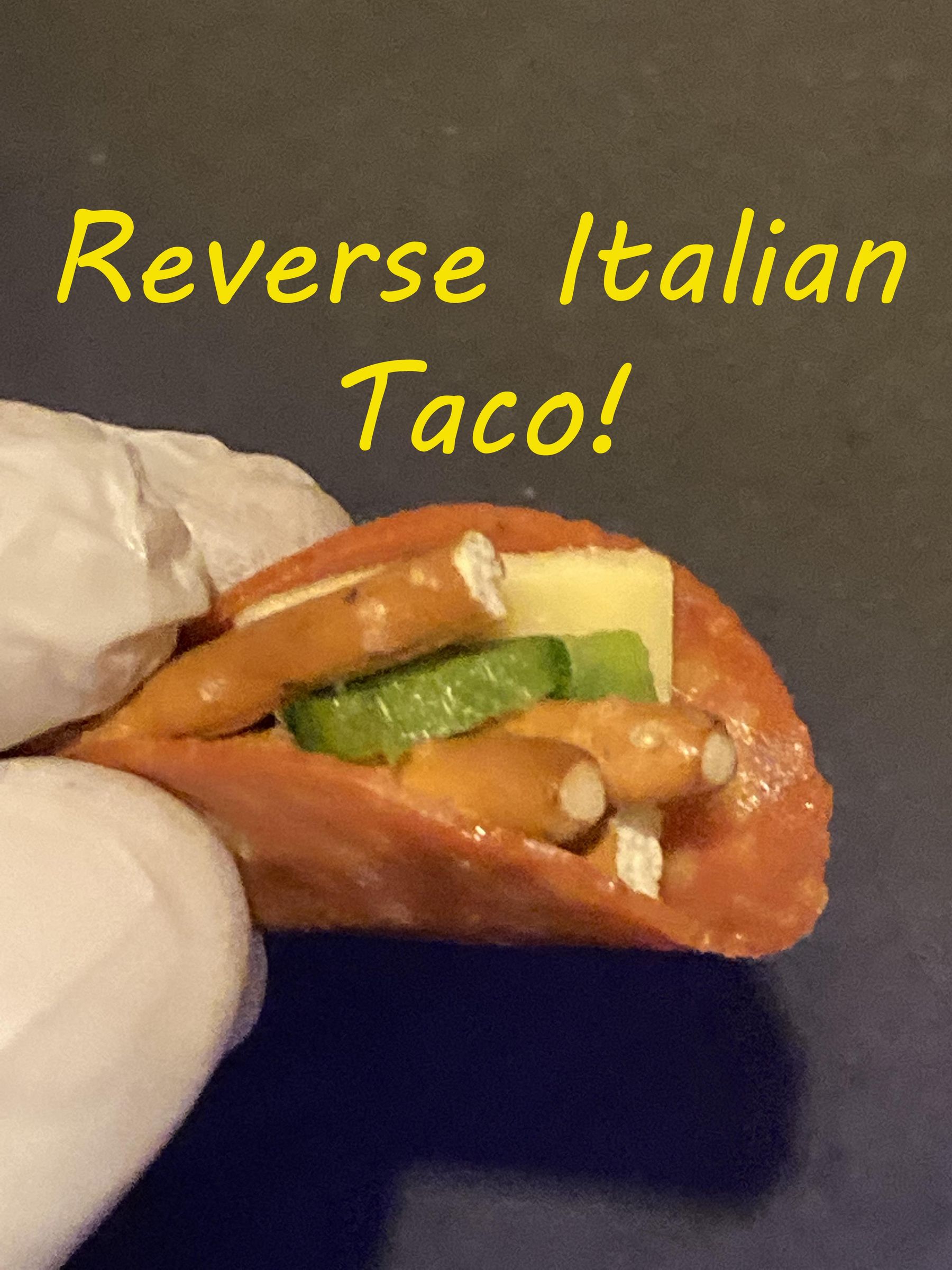 Reverse Italian Taco : 4 Steps - Instructables