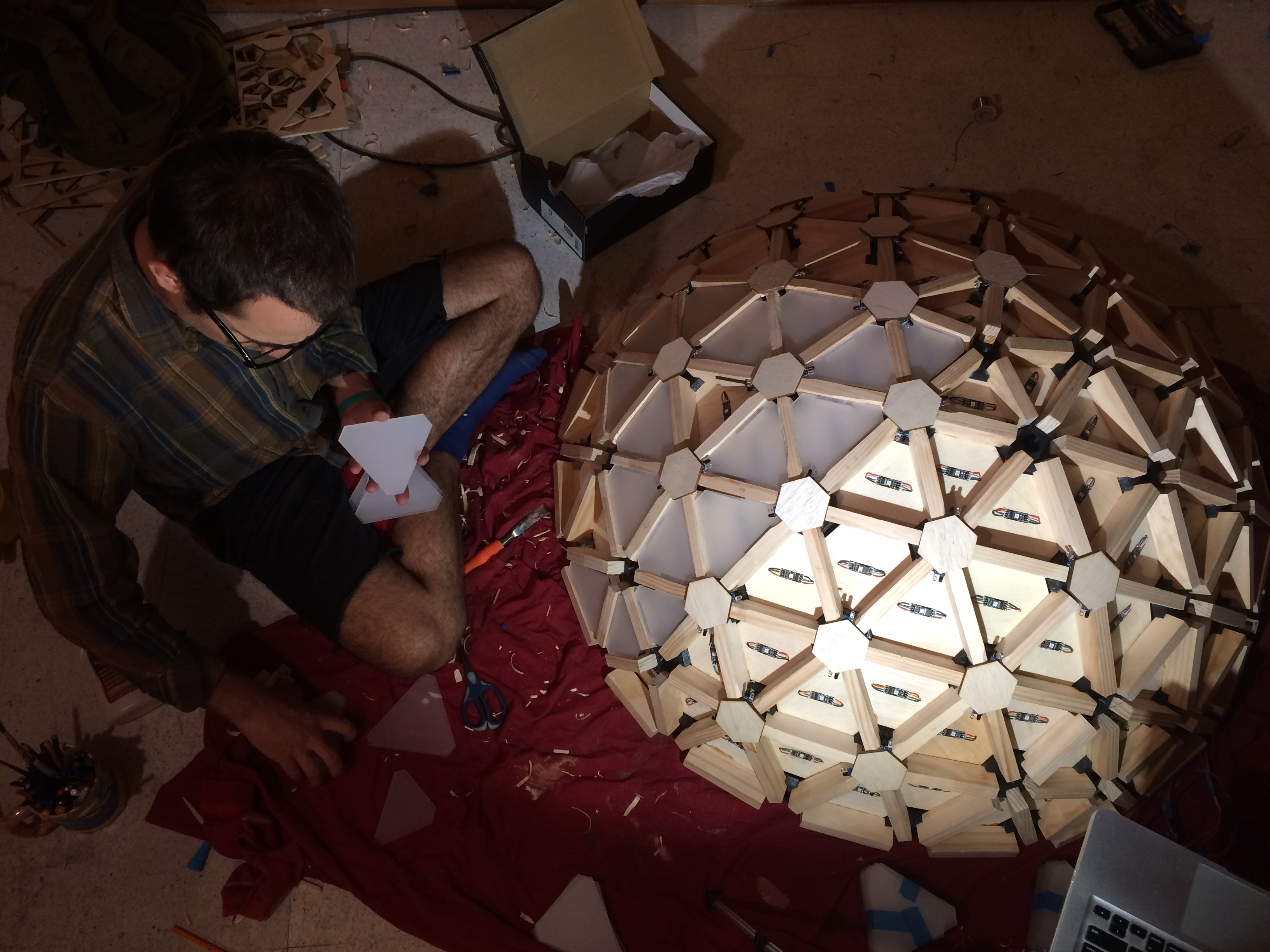 Interactive Geodesic LED Dome : 15 Steps (with Pictures) - Instructables