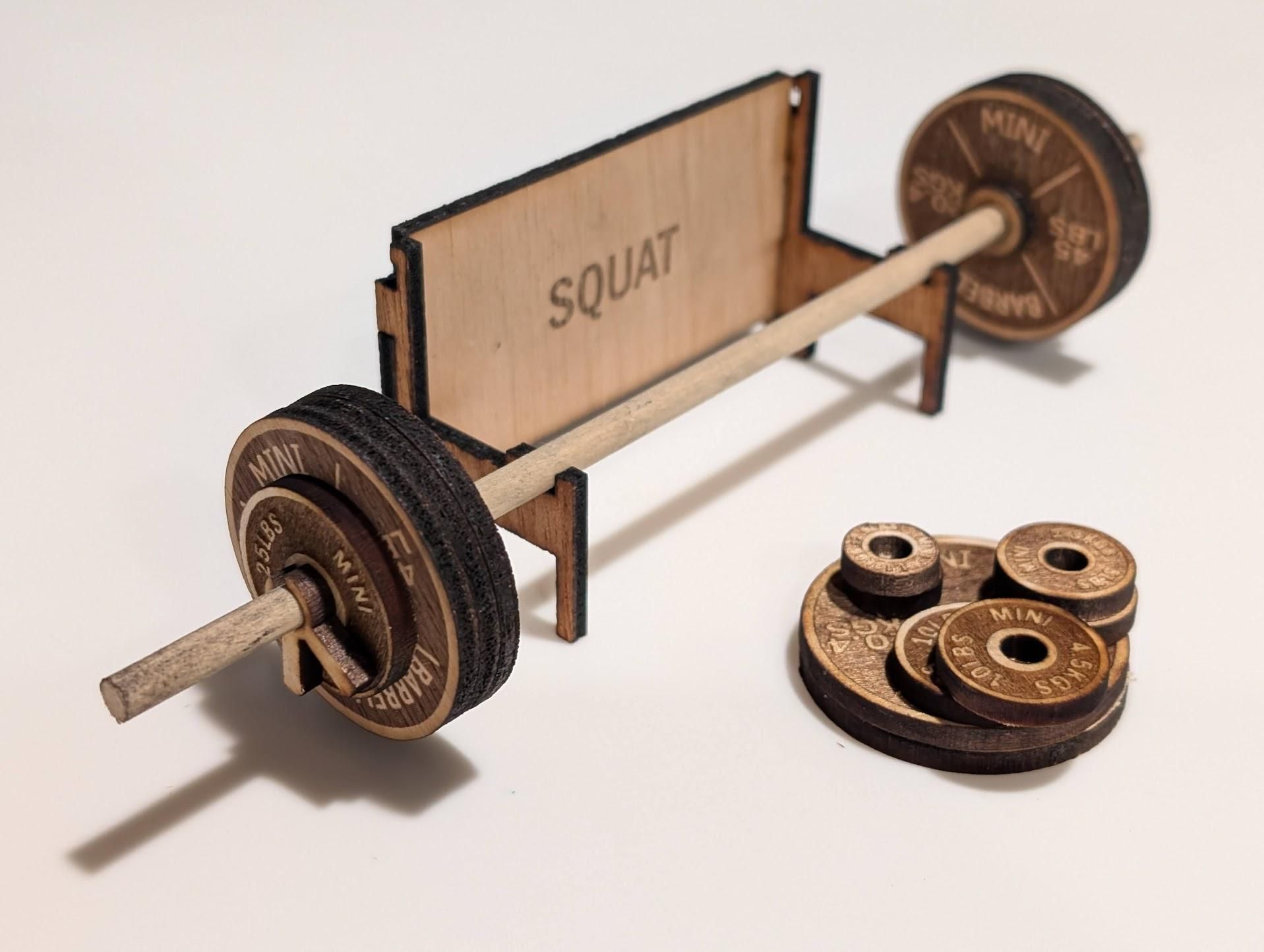 Barbell Mini (and the New Laser That Made It) : 9 Steps (with Pictures ...