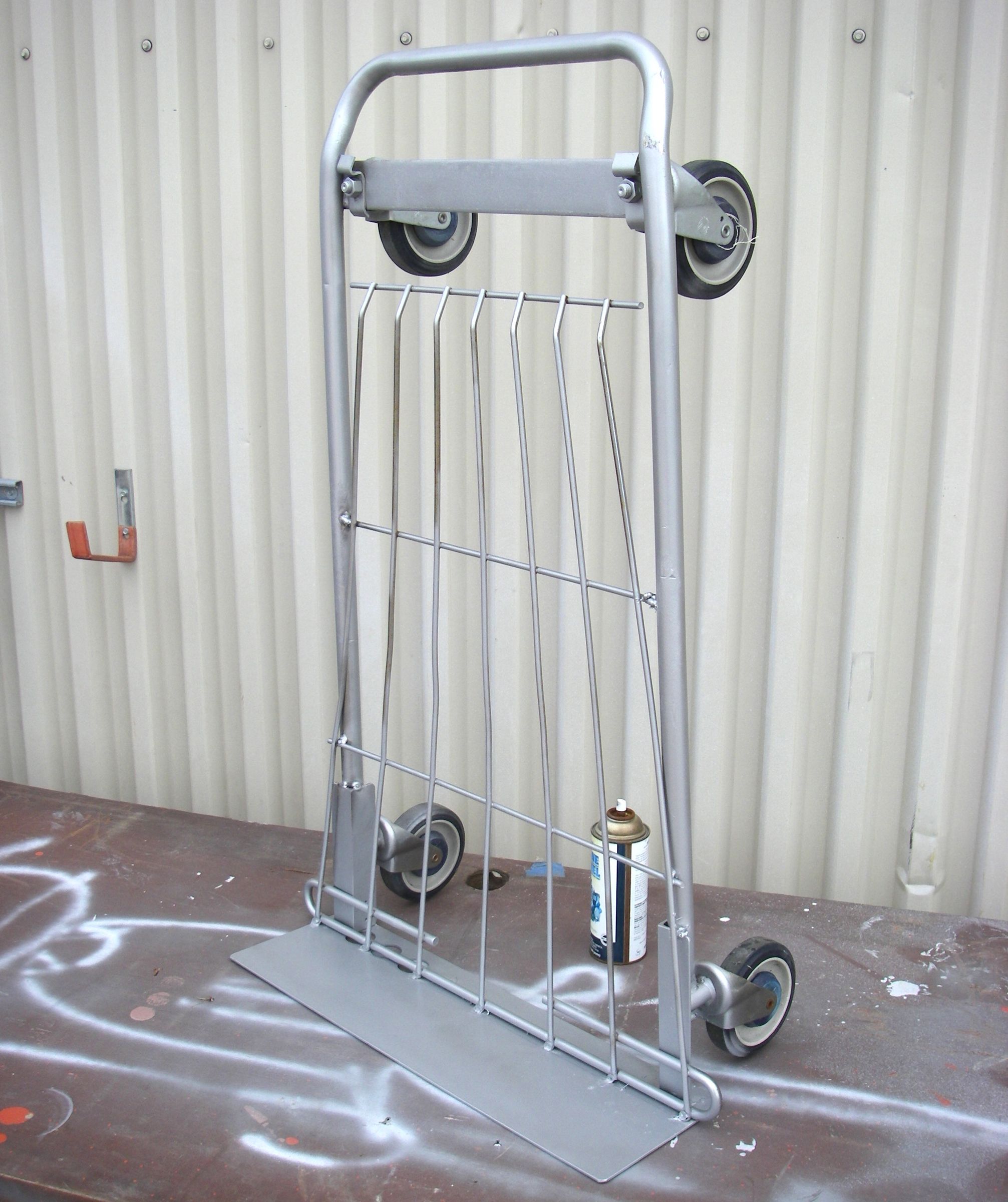 Make a Hand Truck From a Shopping Cart in Minutes : 9 Steps (with ...
