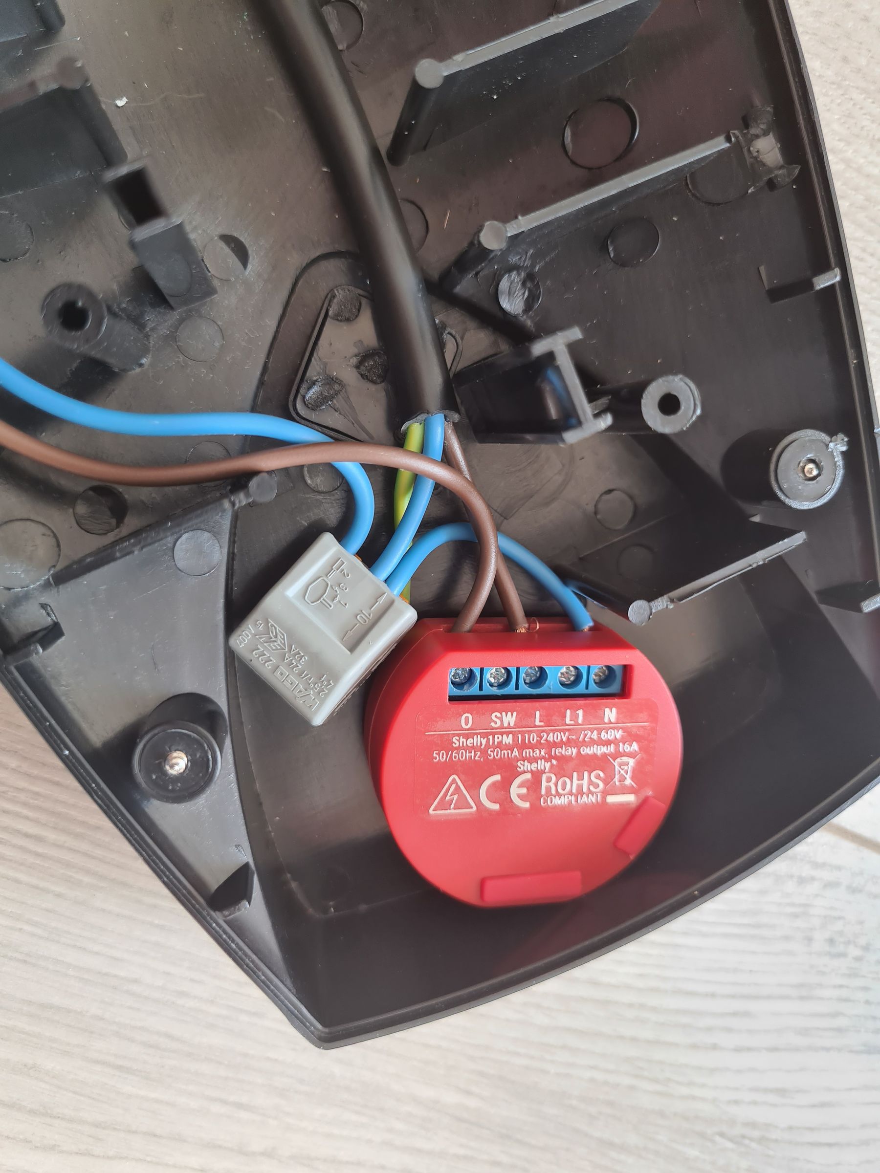 Shelly 1PM Controlled Power Strip / Extension Cord : 4 Steps ...