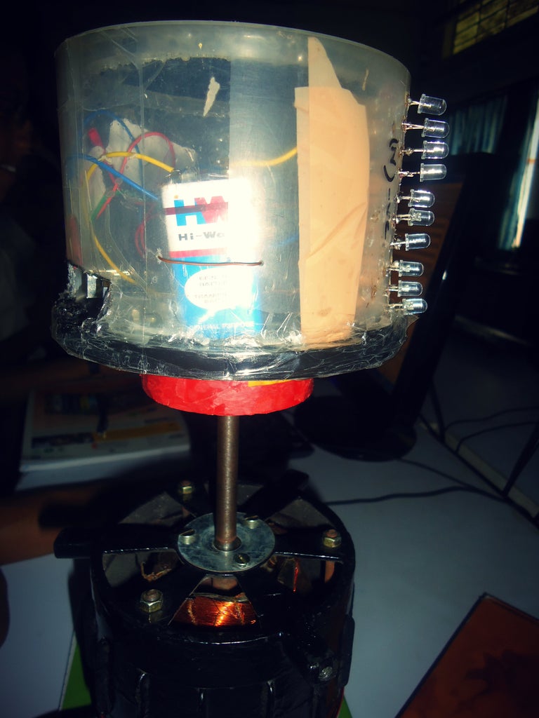 Persistence Of Vision Using Arduino Unonew Prototype Instructables