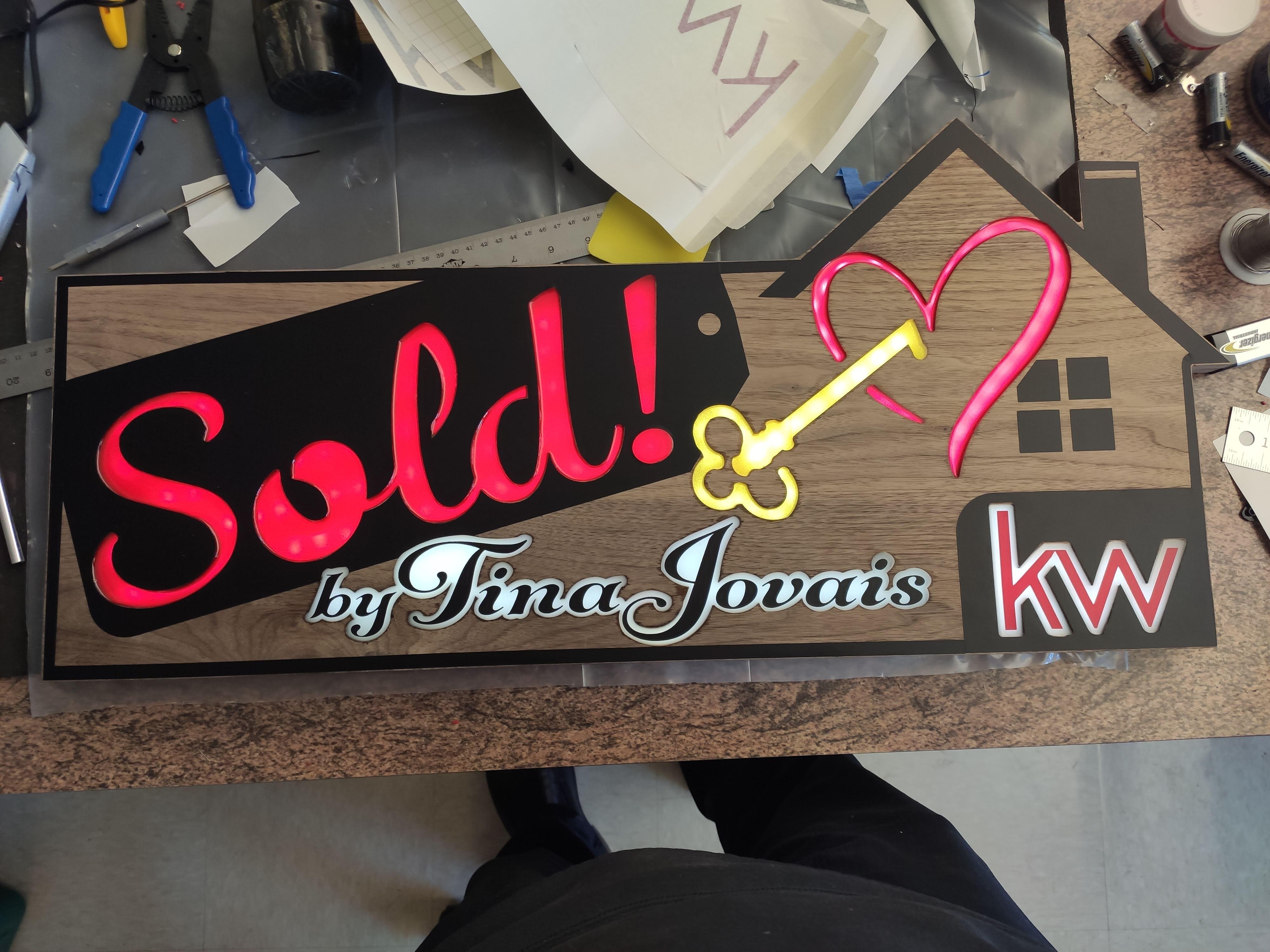 Epoxy Illuminated CNC Sign : 6 Steps (with Pictures) - Instructables