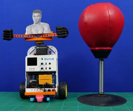 Boxing Robot Using Arduino Embedded Platform With 3D Printed Punches ...
