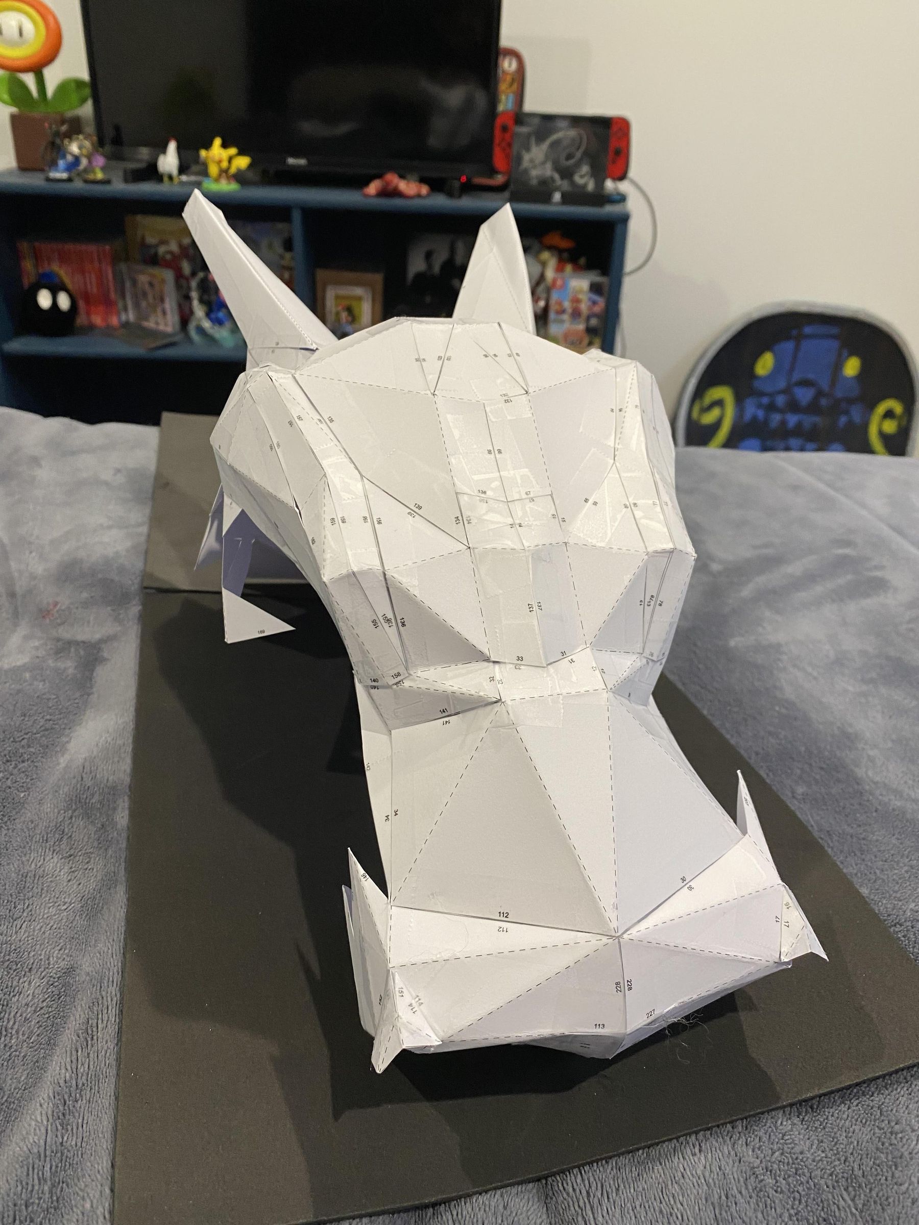 3d Dragon Head Template