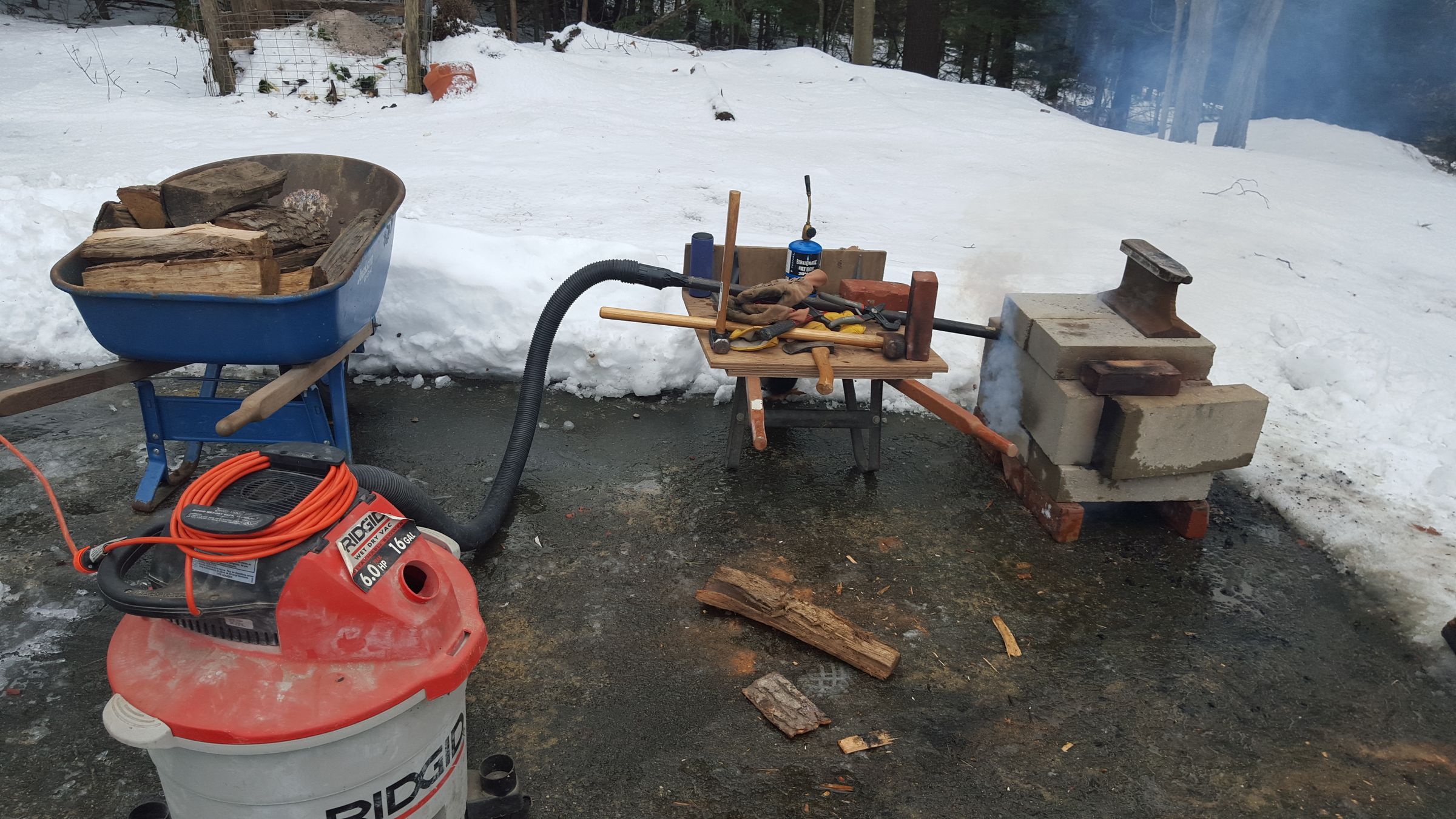 Cheap and Easy Backyard Forge : 5 Steps - Instructables
