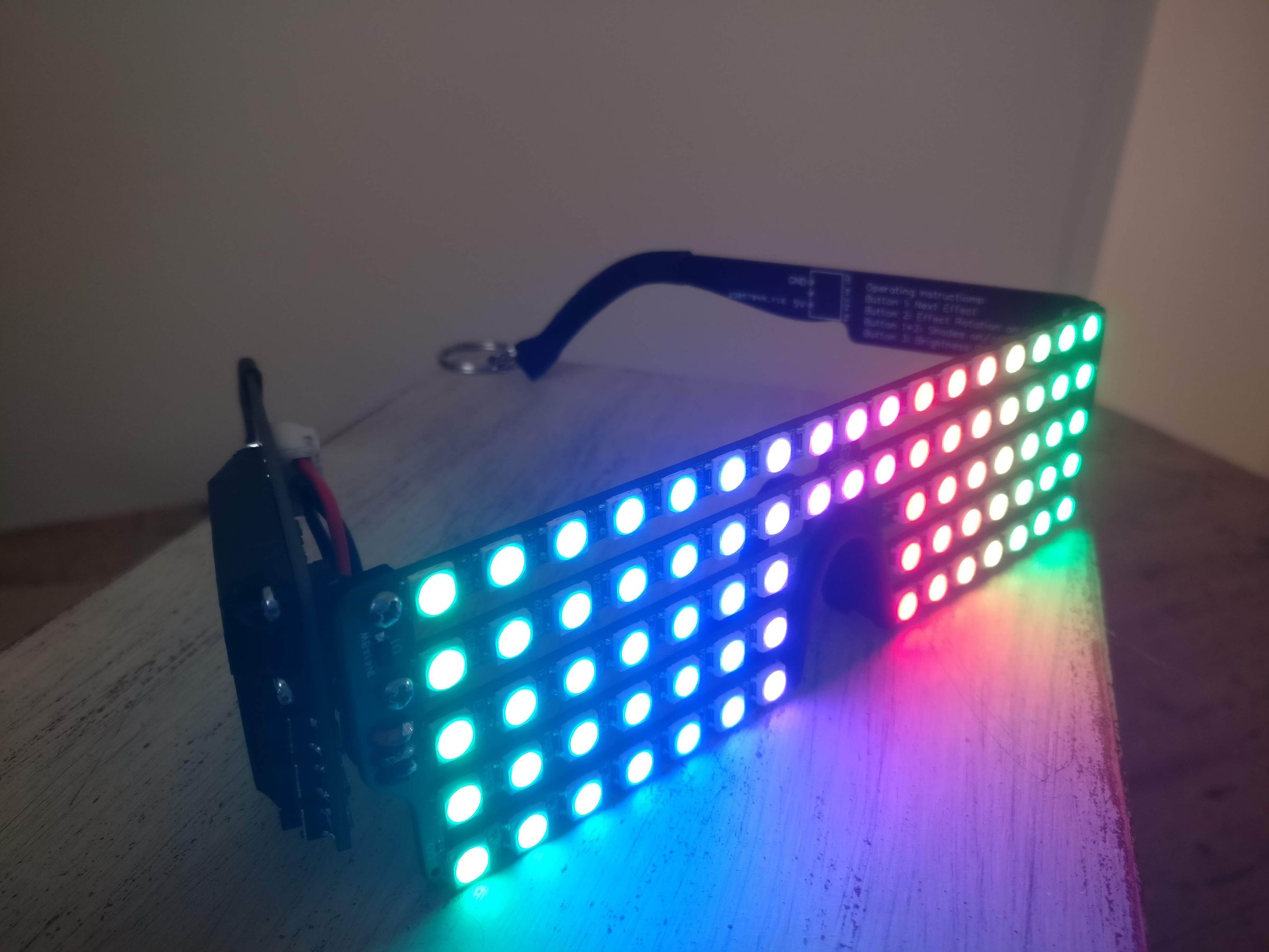 RGB LED Pixel Shades : 17 Steps (with Pictures) - Instructables