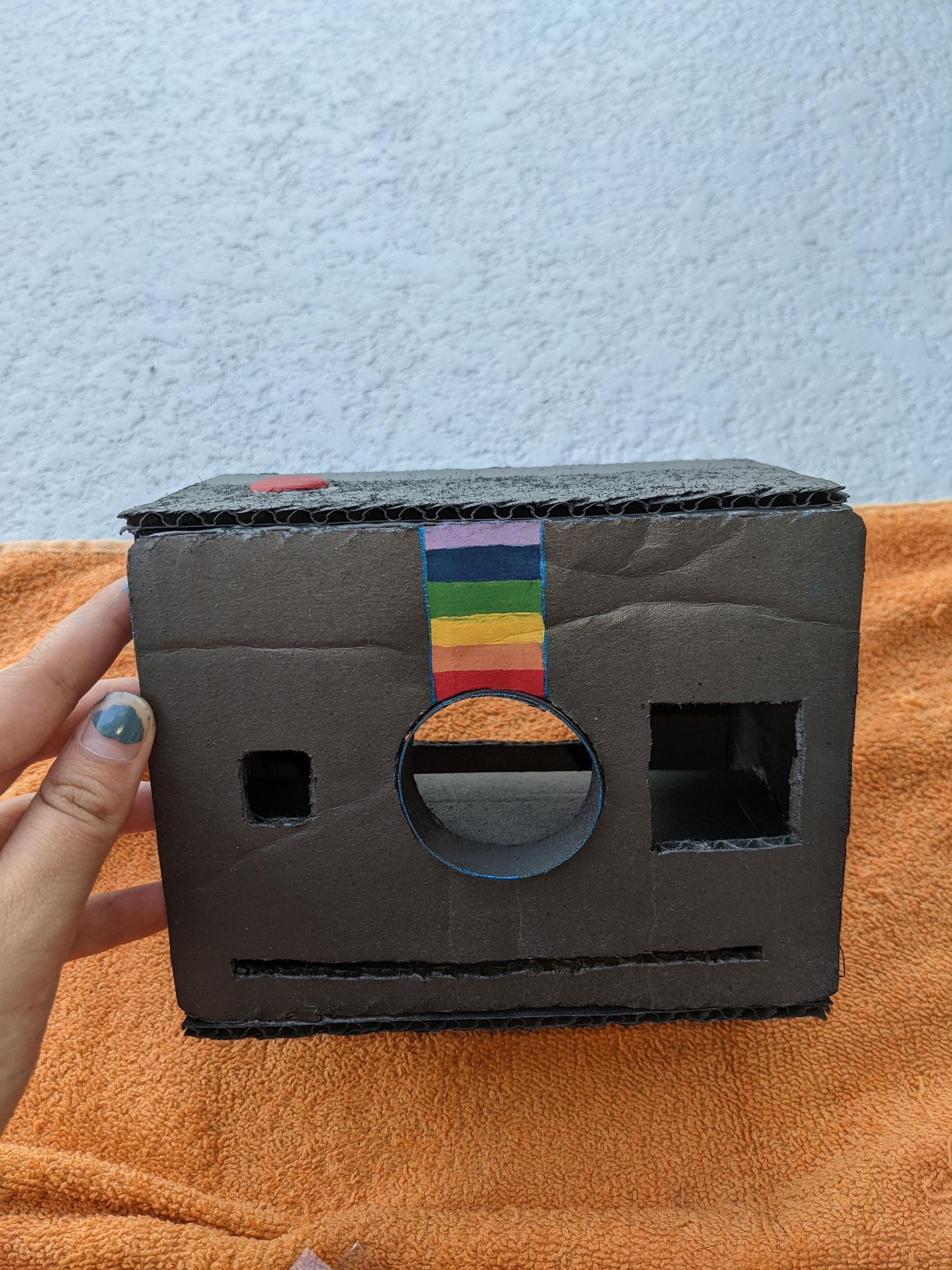 A Cardboard Polaroid Camera: Webcam Holder : 9 Steps (with Pictures ...