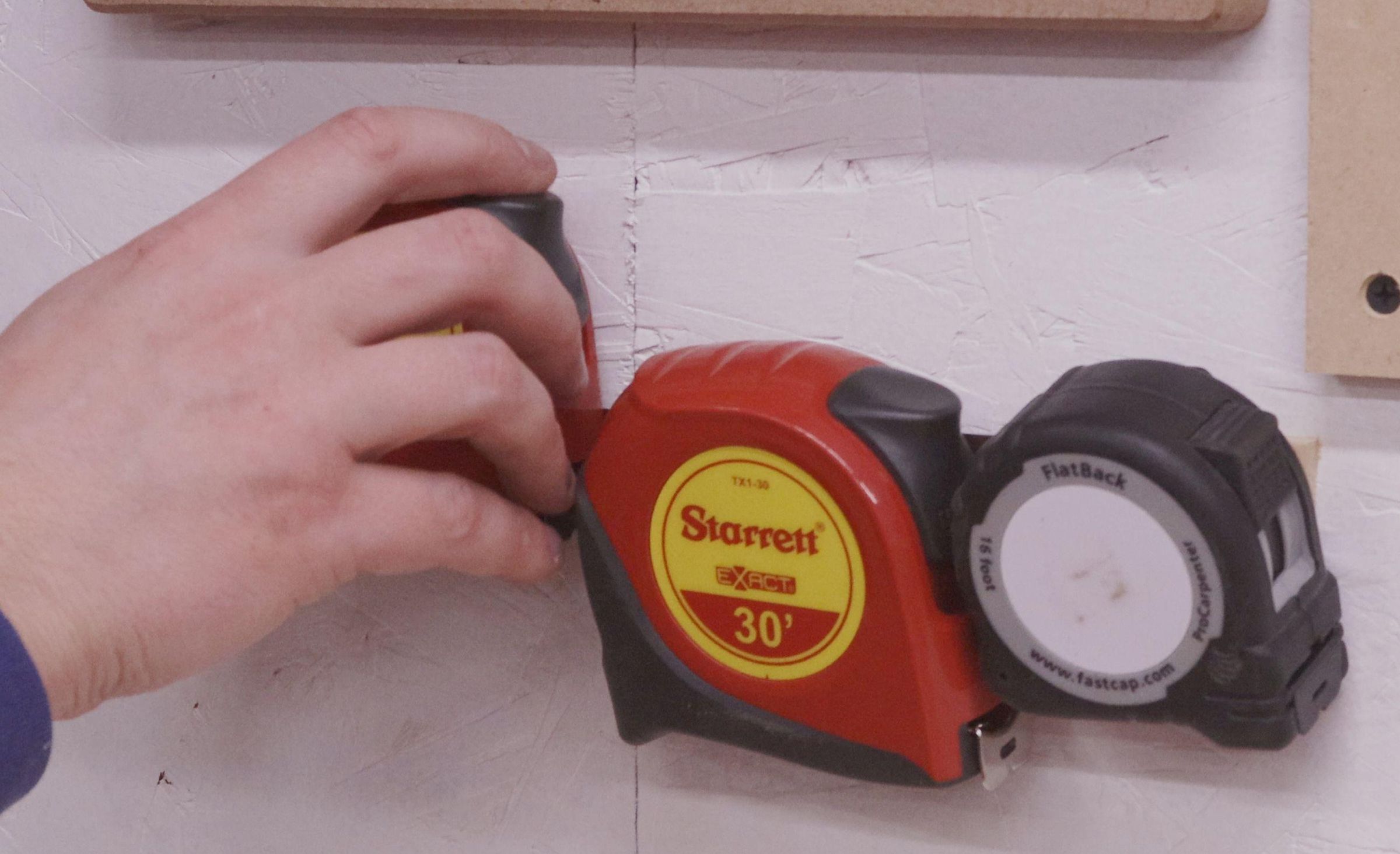 Quick Wall-Mount Tape Measure Rack : 4 Steps (with Pictures ...