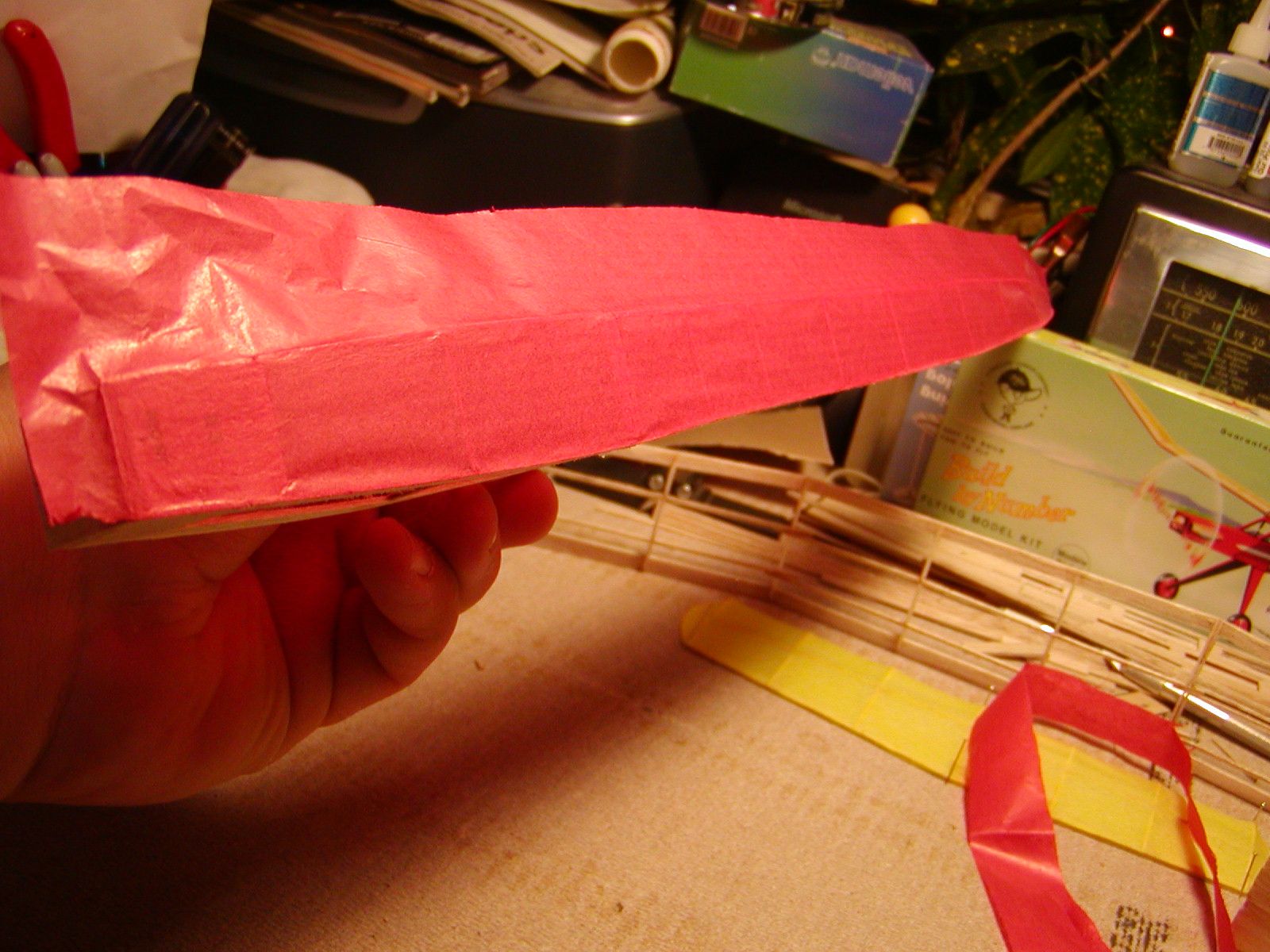 Covering a Model Airplane in Tissue : 6 Steps (with Pictures ...