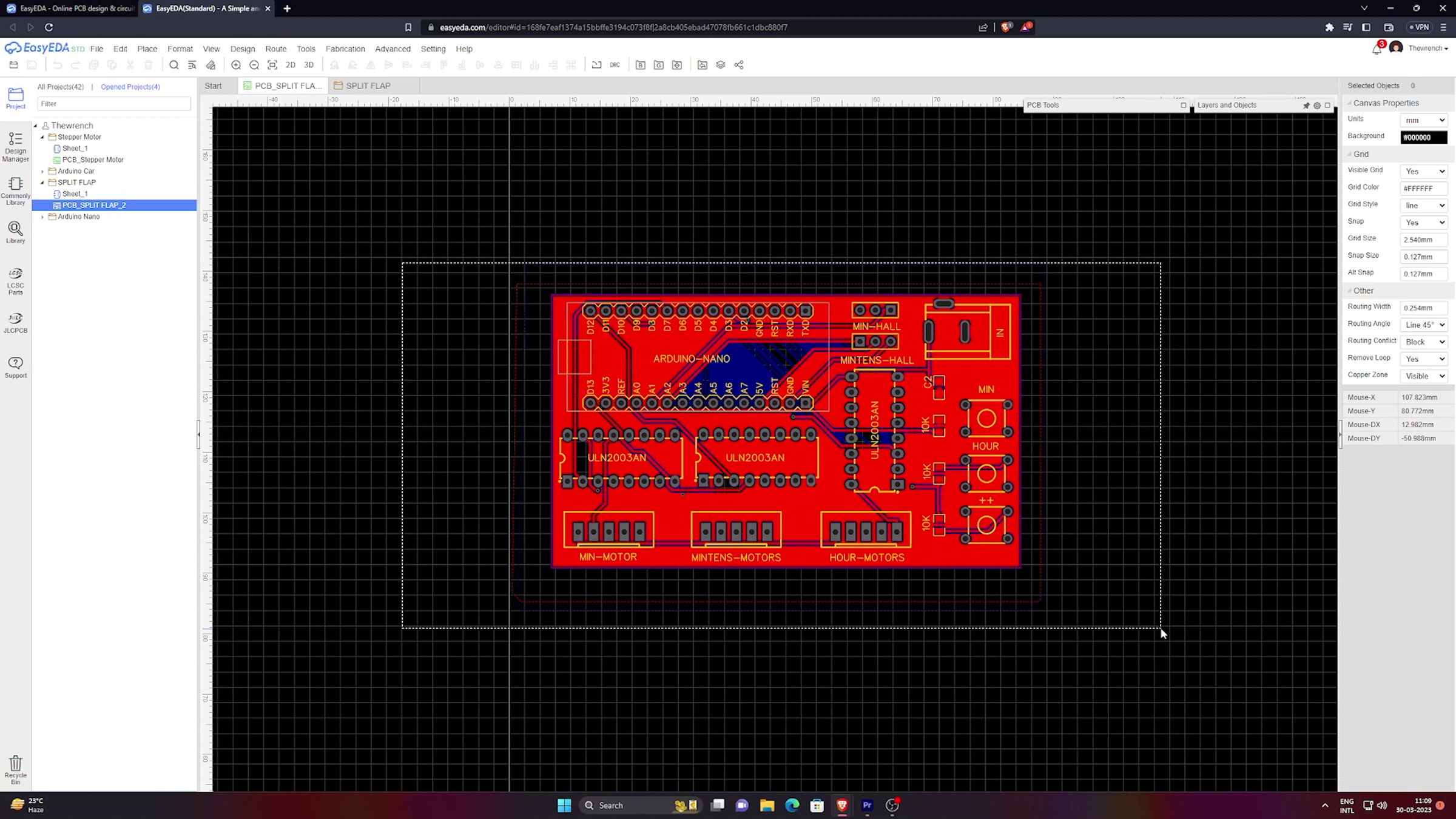 Making a Split Flat Display Clock - 3D Printed | Arduino : 16 Steps ...