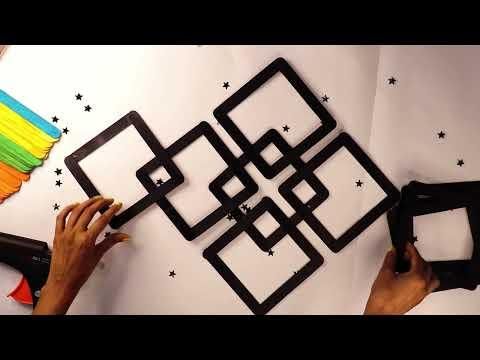 Creating Geometric Designs With Popsicle Sticks : 8 Steps (with ...