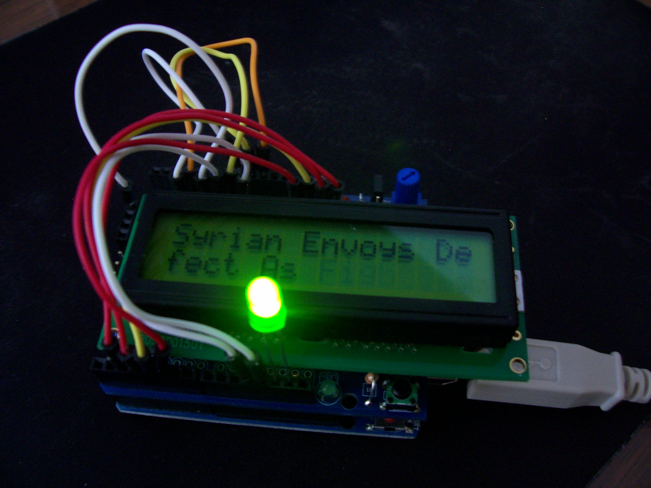 An Arduino RSS Feed Display : 6 Steps (with Pictures) - Instructables