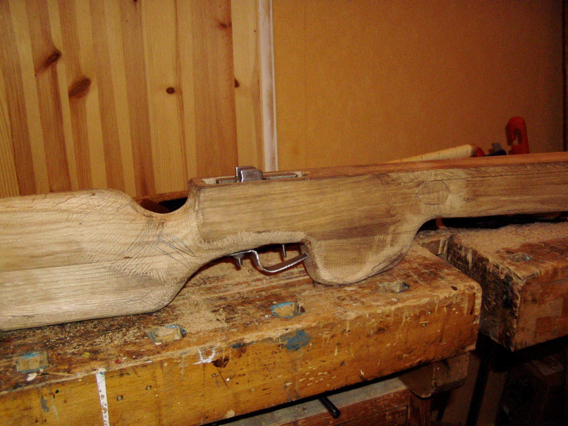 Crossbow With Wooden Stock and Rattan Bow : 5 Steps (with Pictures ...