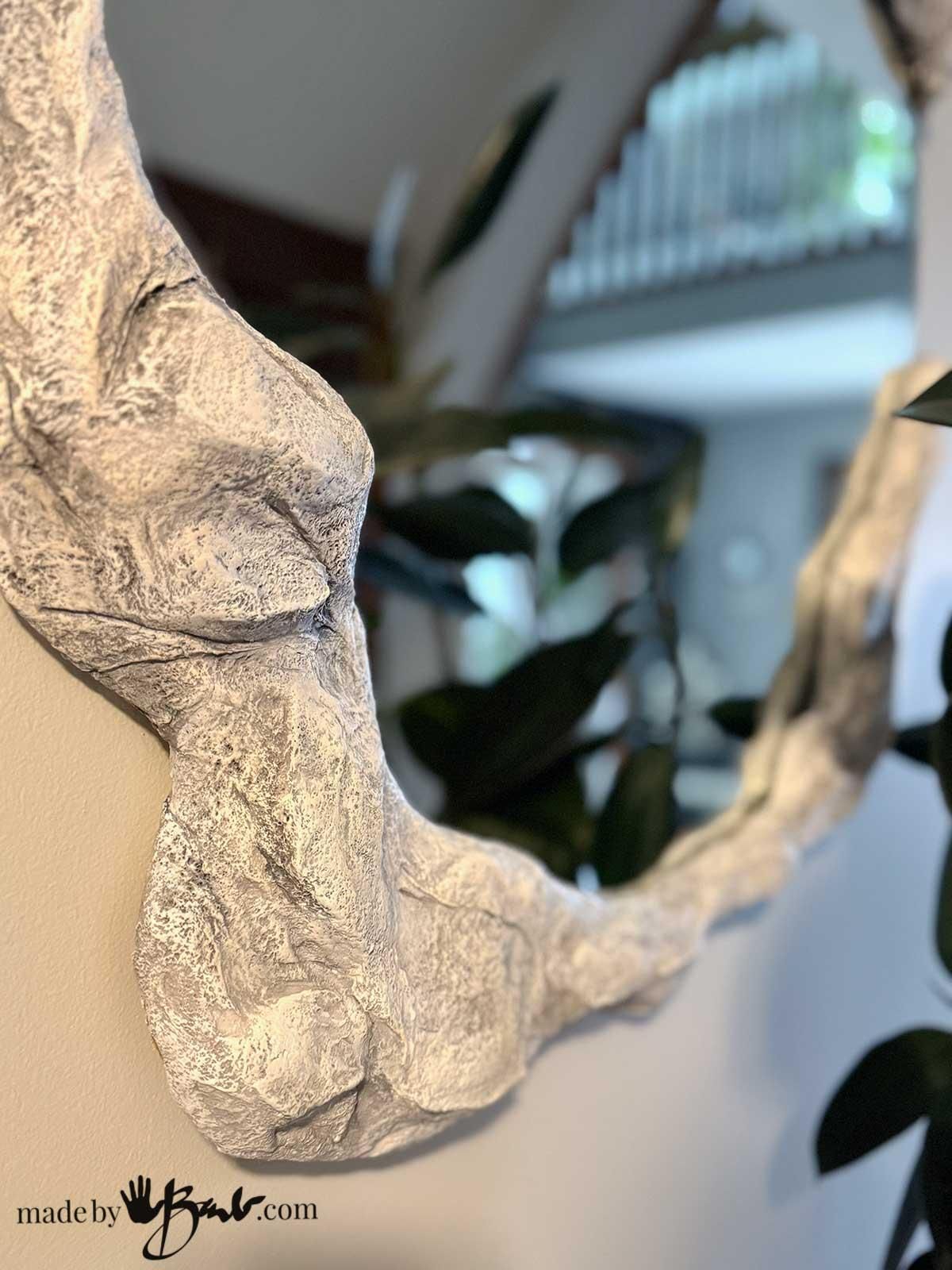 Make a Faux Rock Mirror With Paper! Light & Strong! : 8 Steps (with ...