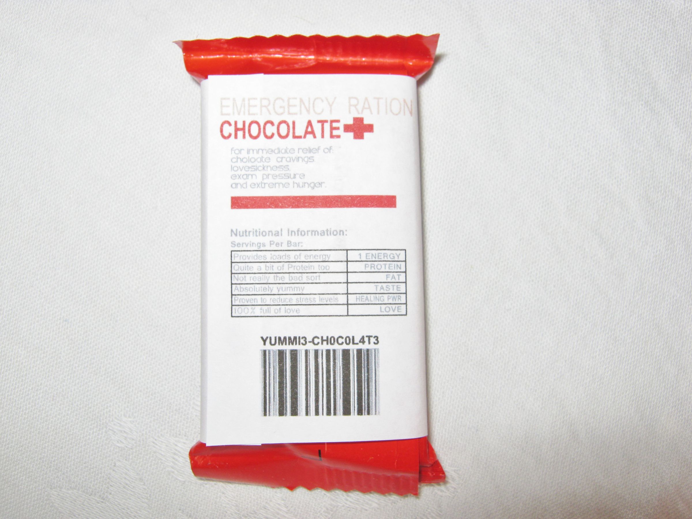 Emergency Chocolate Rations - Simple Holiday Gift : 5 Steps - Instructables