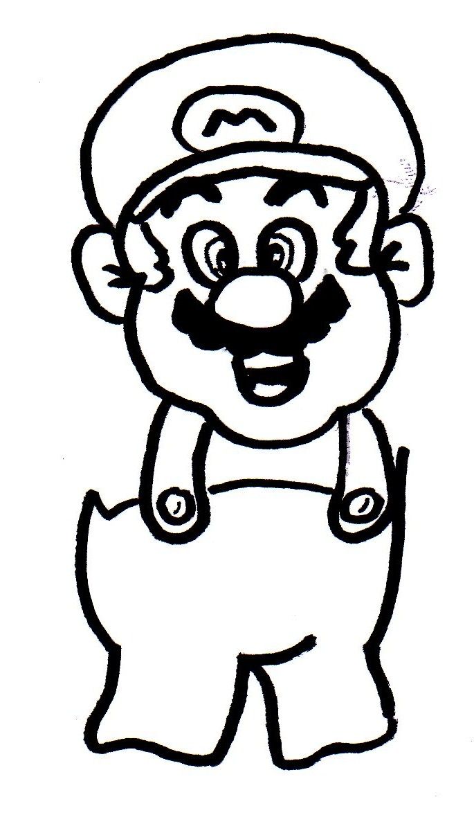 How To Draw Mario Face