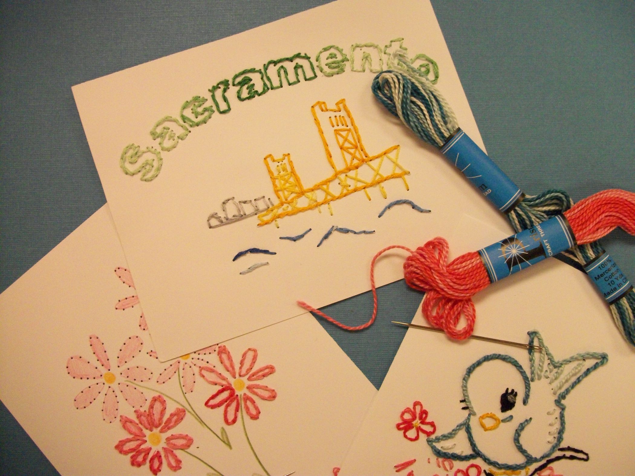 Embroidered Postcards : 5 Steps (with Pictures) - Instructables