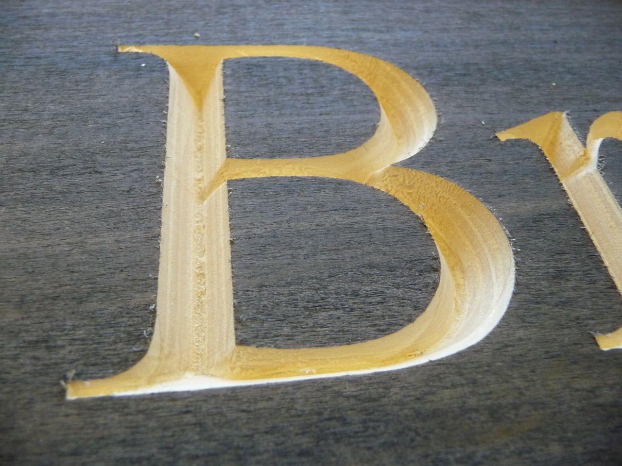 Custom Wood Sign Made on Shopbot Using VCarve Software : 6 Steps ...