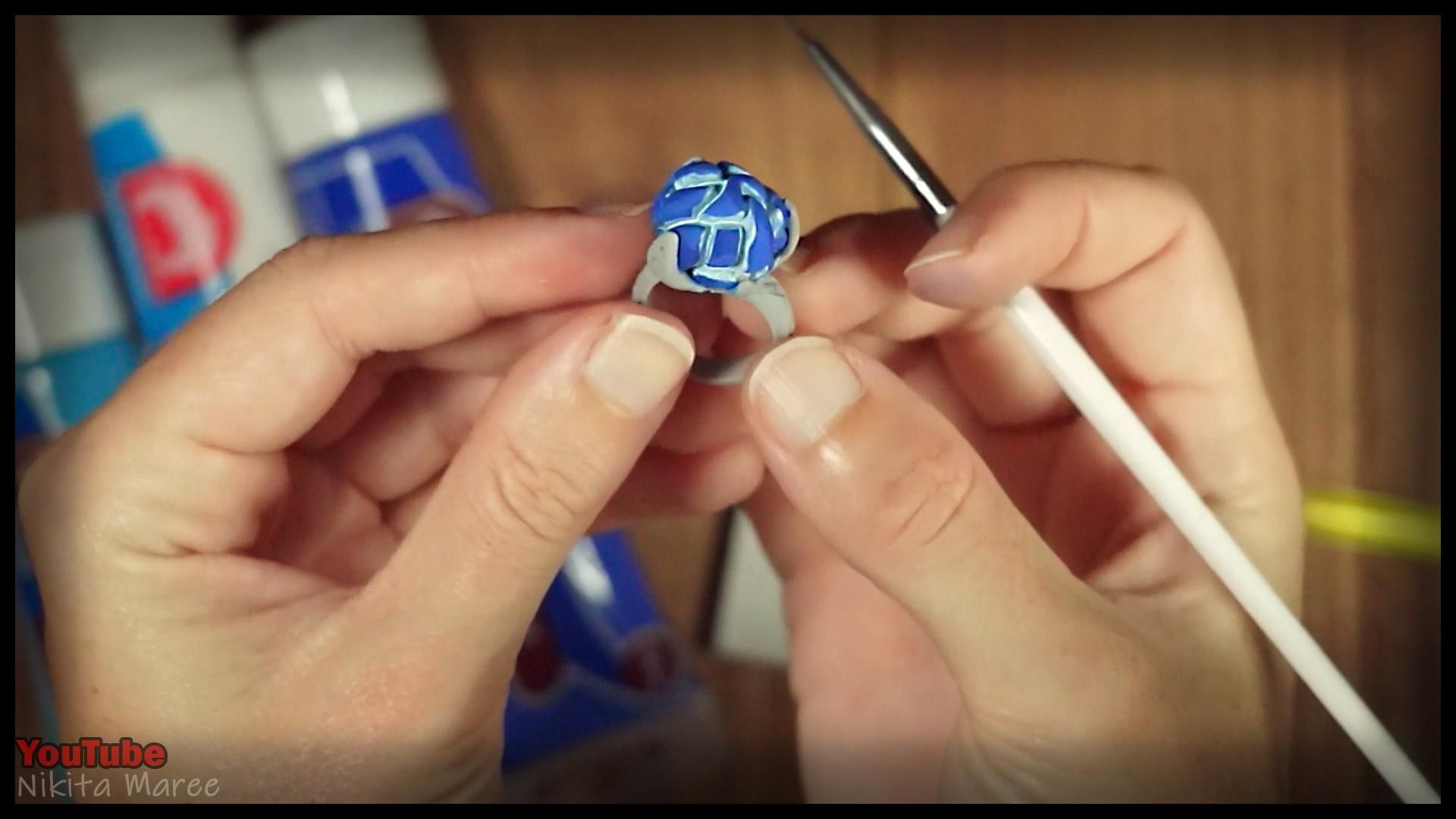 How to Sculpt a Hextech Crystal Ring Out of Polymer Clay. : 6 Steps ...