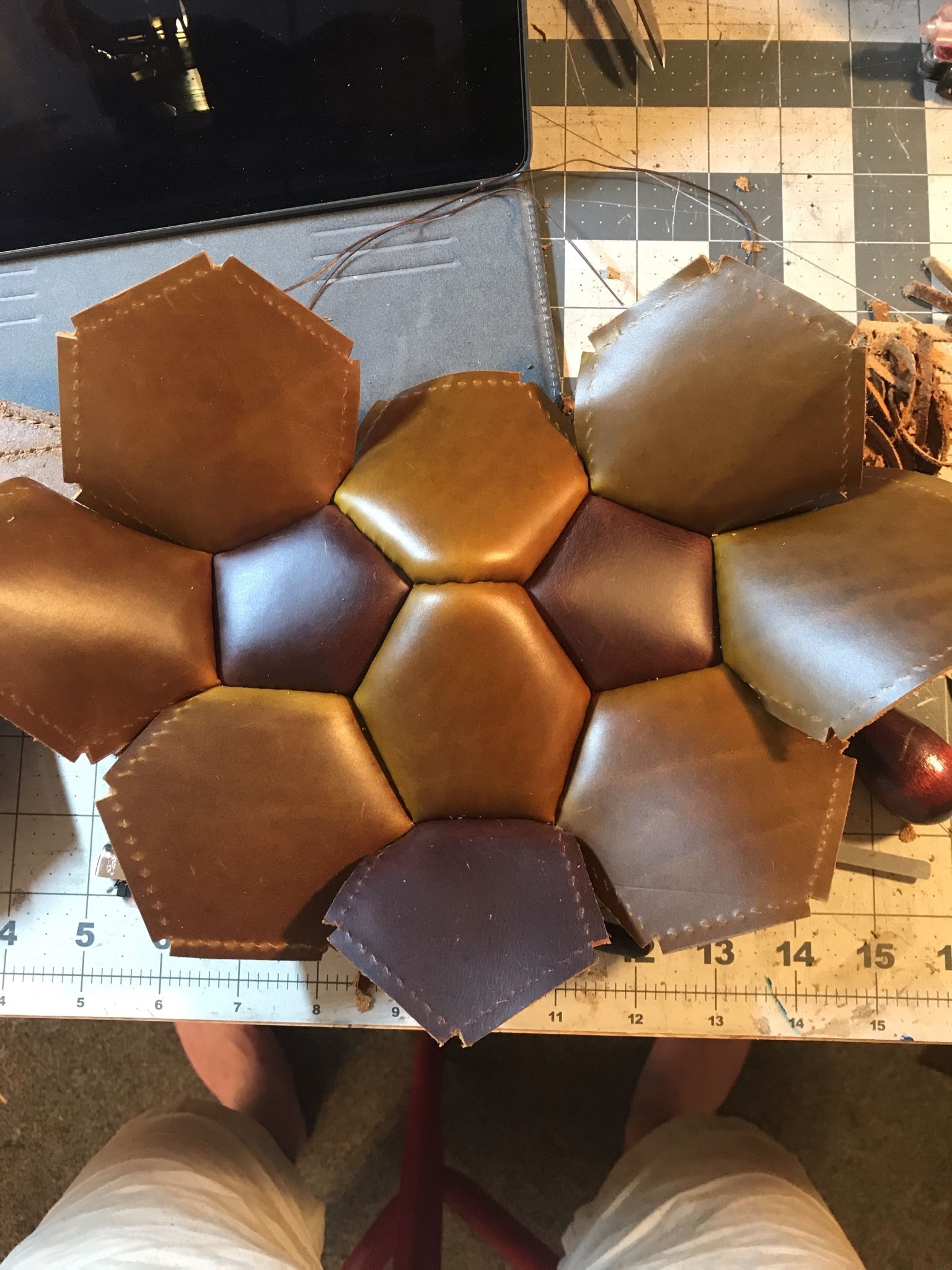 Make a Custom Leather Soccer Ball (Futbol for the Folks Not in the US ...