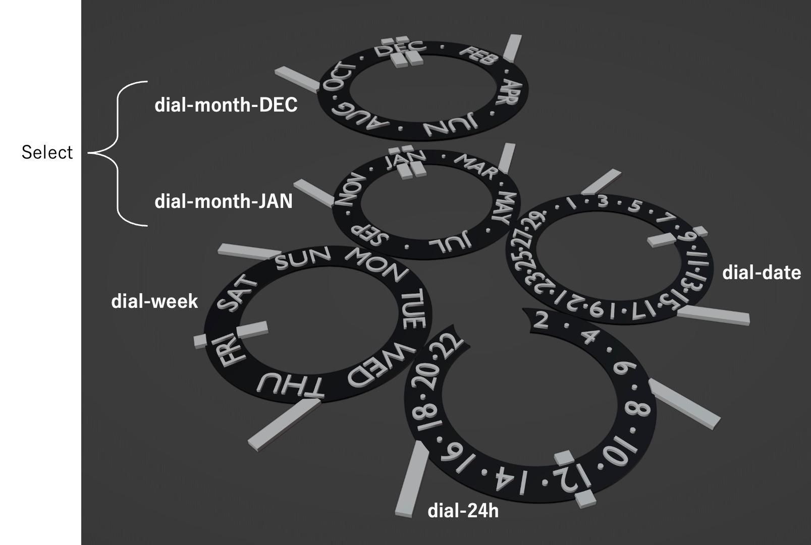 Quartz-movement Based Perpetual Calendar Clock : 8 Steps (with Pictures ...