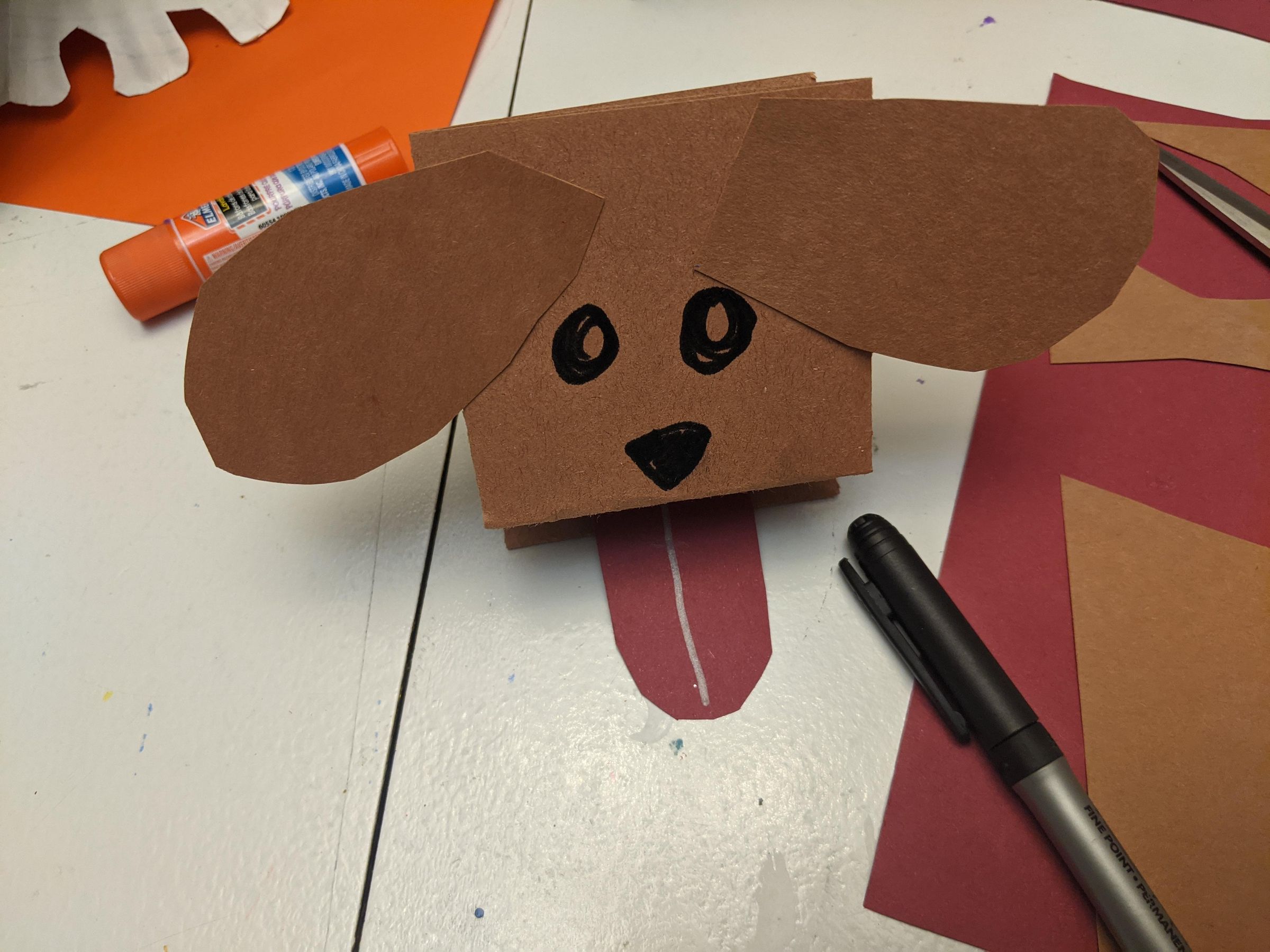 Paper Dog Puppet : 6 Steps - Instructables