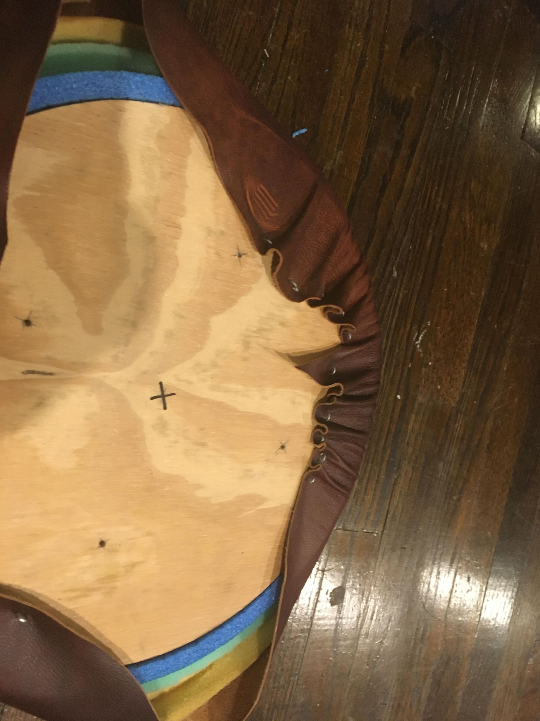 Broken Barstool Upgrade (Leather Edition!) : 23 Steps (with Pictures ...