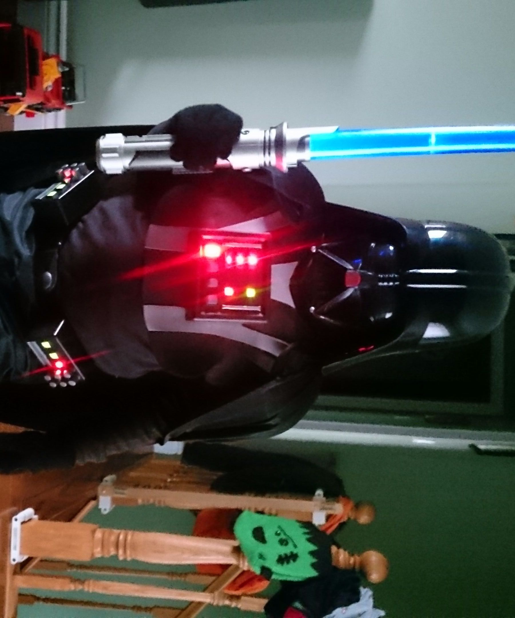 Kids Light-up Darth Vader Halloween Costume : 3 Steps (with Pictures ...