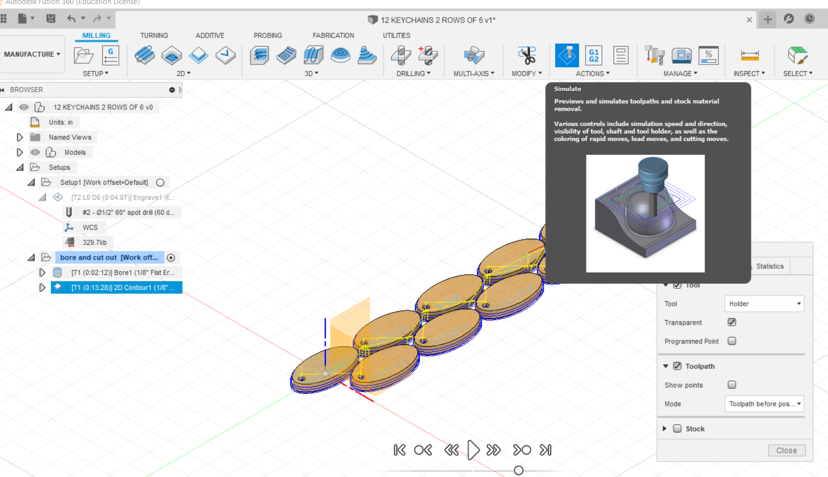 Make a Keychain With Fusion 360, a CNC Machine and Scrap Wood : 10 ...