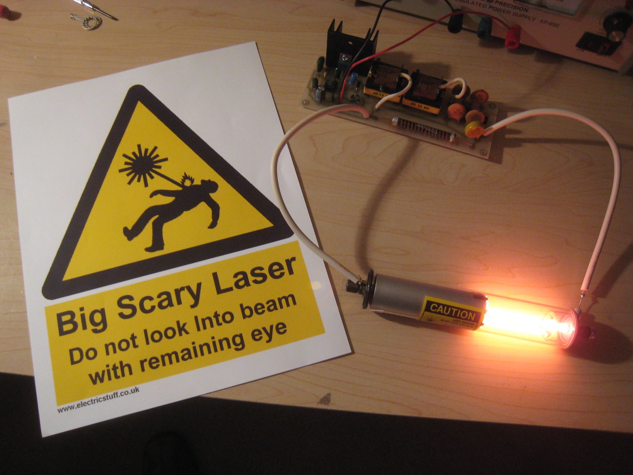 Childhood Laser: Building a HeNe Laser Kit : 11 Steps (with Pictures ...