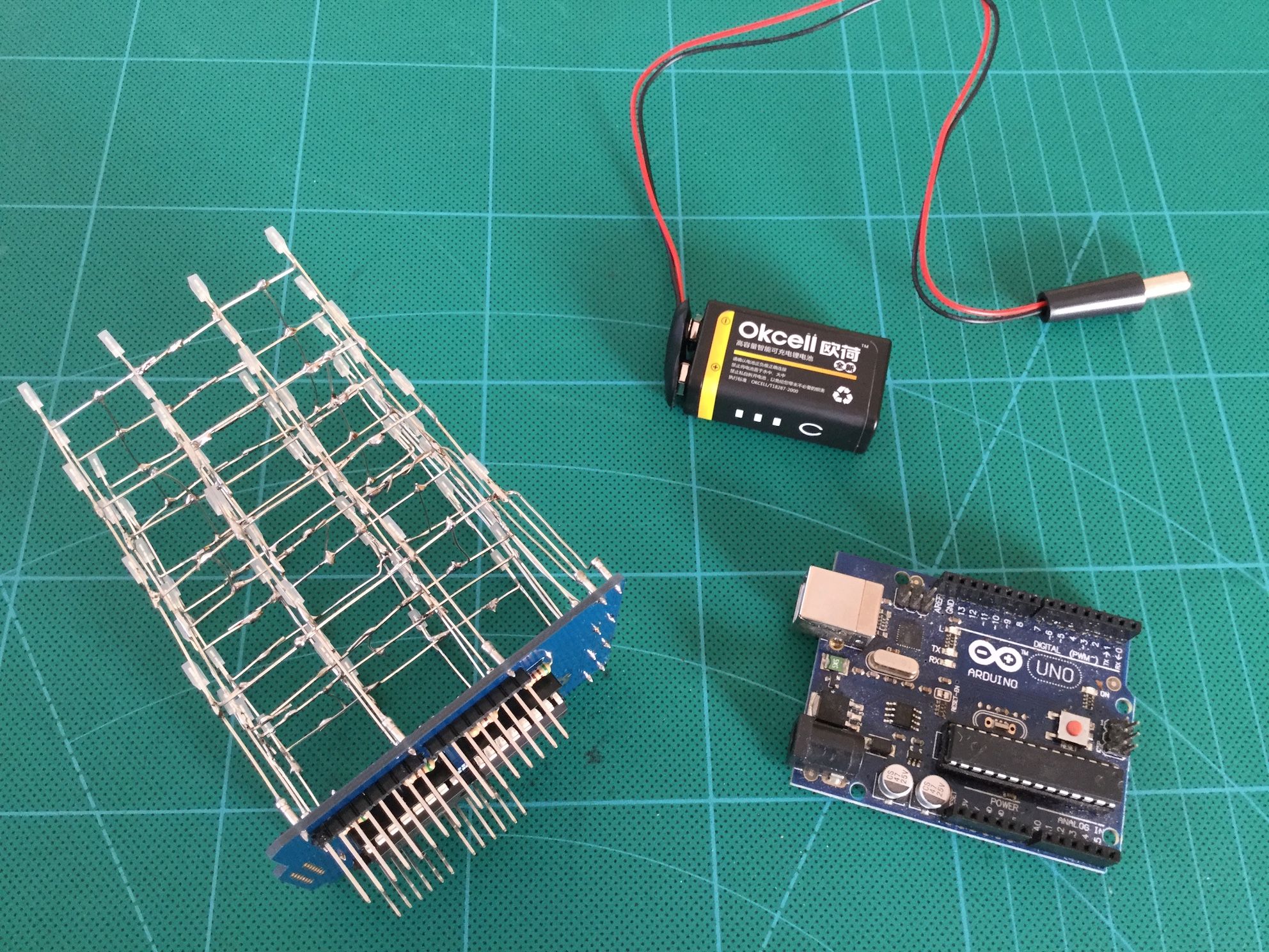 Arduino LED 4x4x4 Cube With 595 Shift Registers DIY Kit : 3 Steps - Instructables
